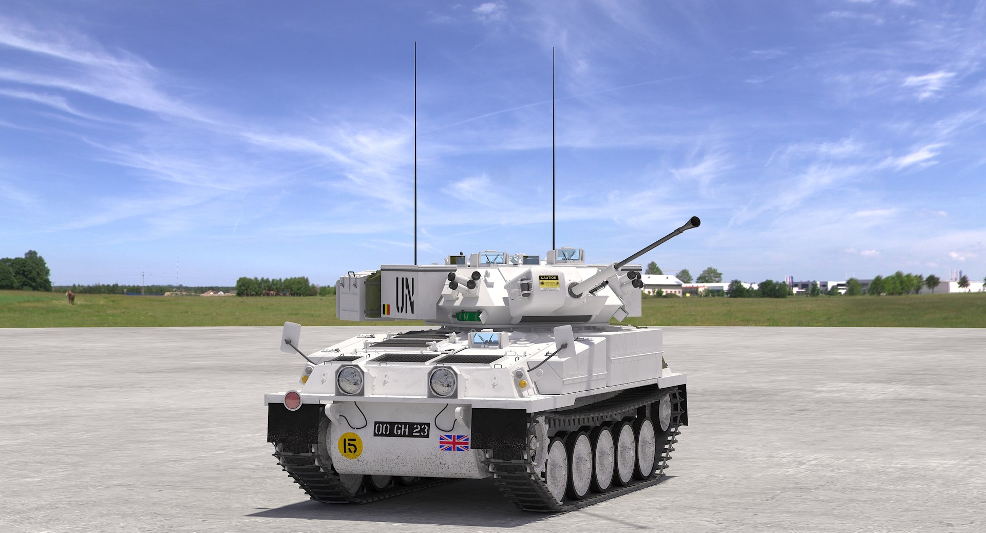 Cvr t fv107 scimitar 3D model - TurboSquid 1247333