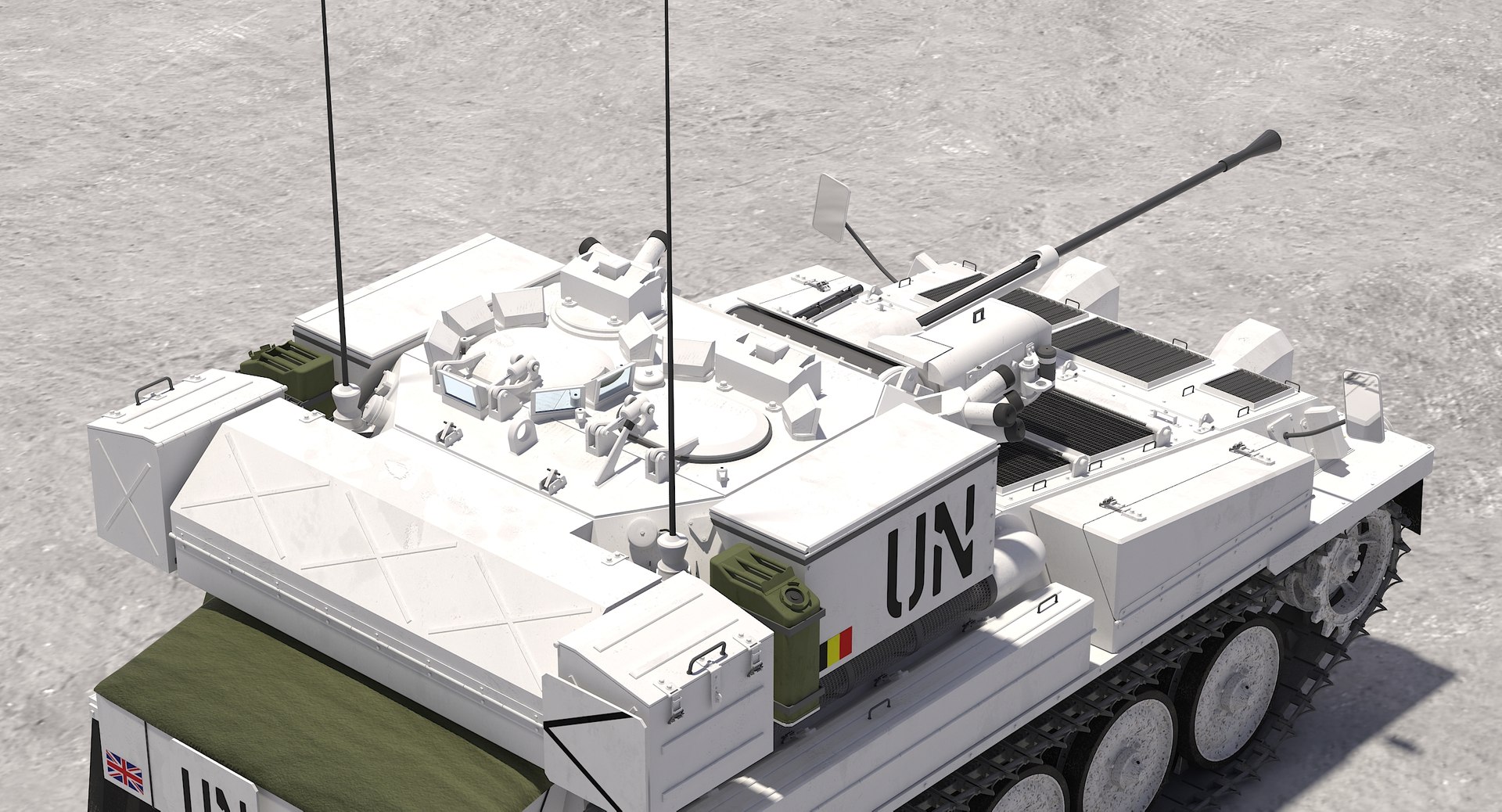 Cvr t fv107 scimitar 3D model - TurboSquid 1247333