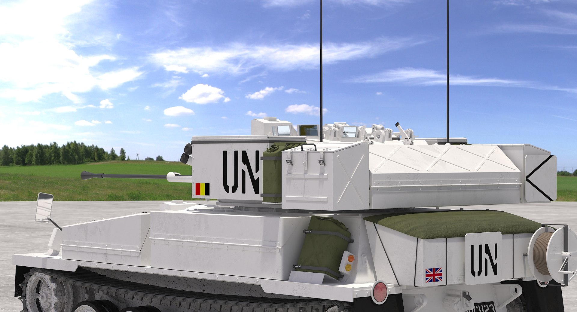 Cvr t fv107 scimitar 3D model - TurboSquid 1247333