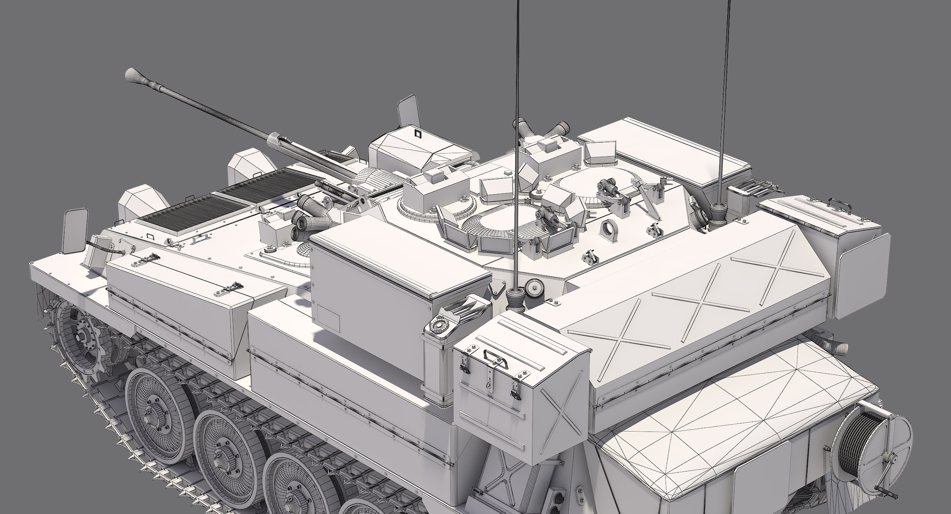 Cvr t fv107 scimitar 3D model - TurboSquid 1247333