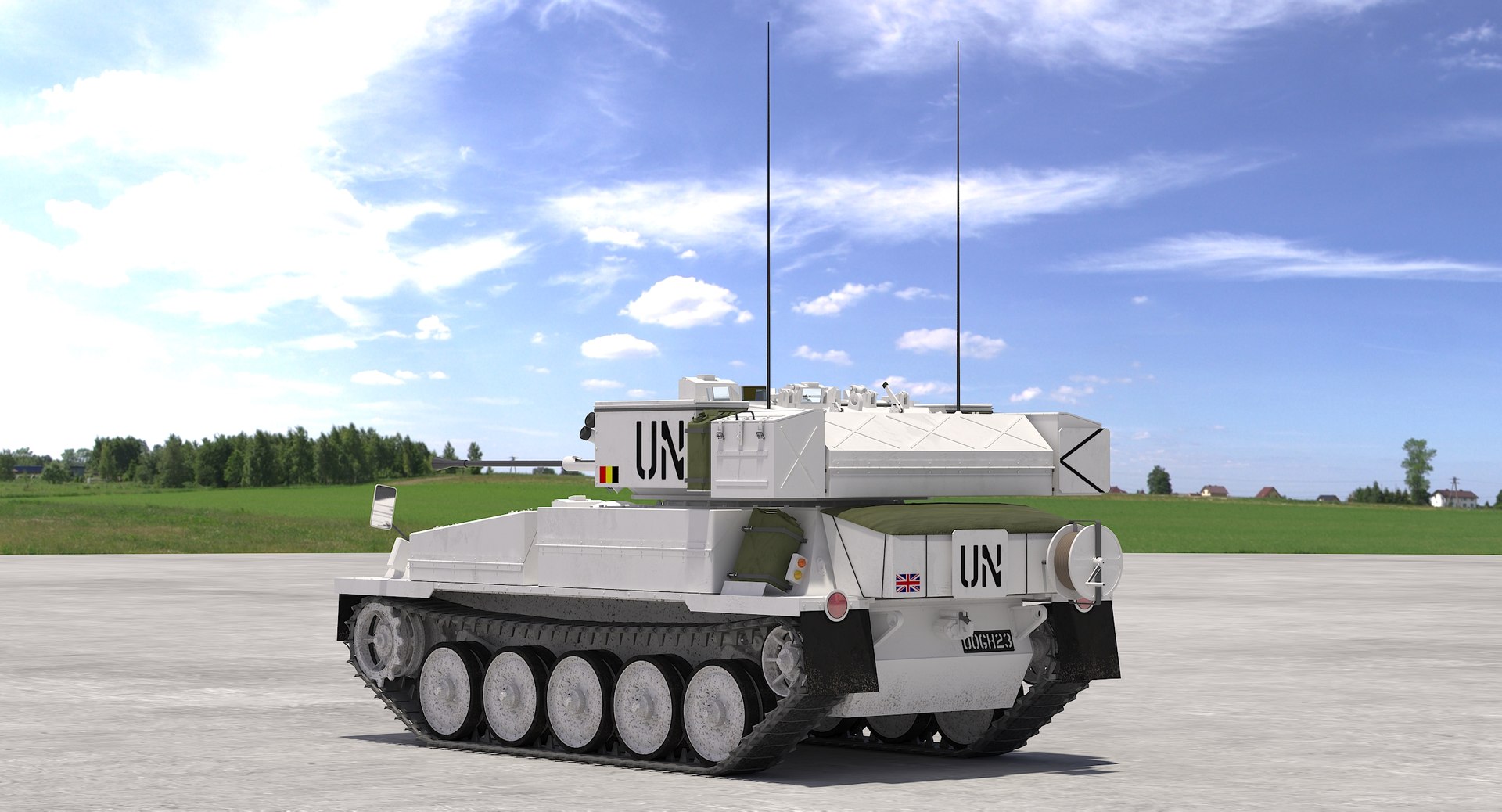 Cvr t fv107 scimitar 3D model - TurboSquid 1247333