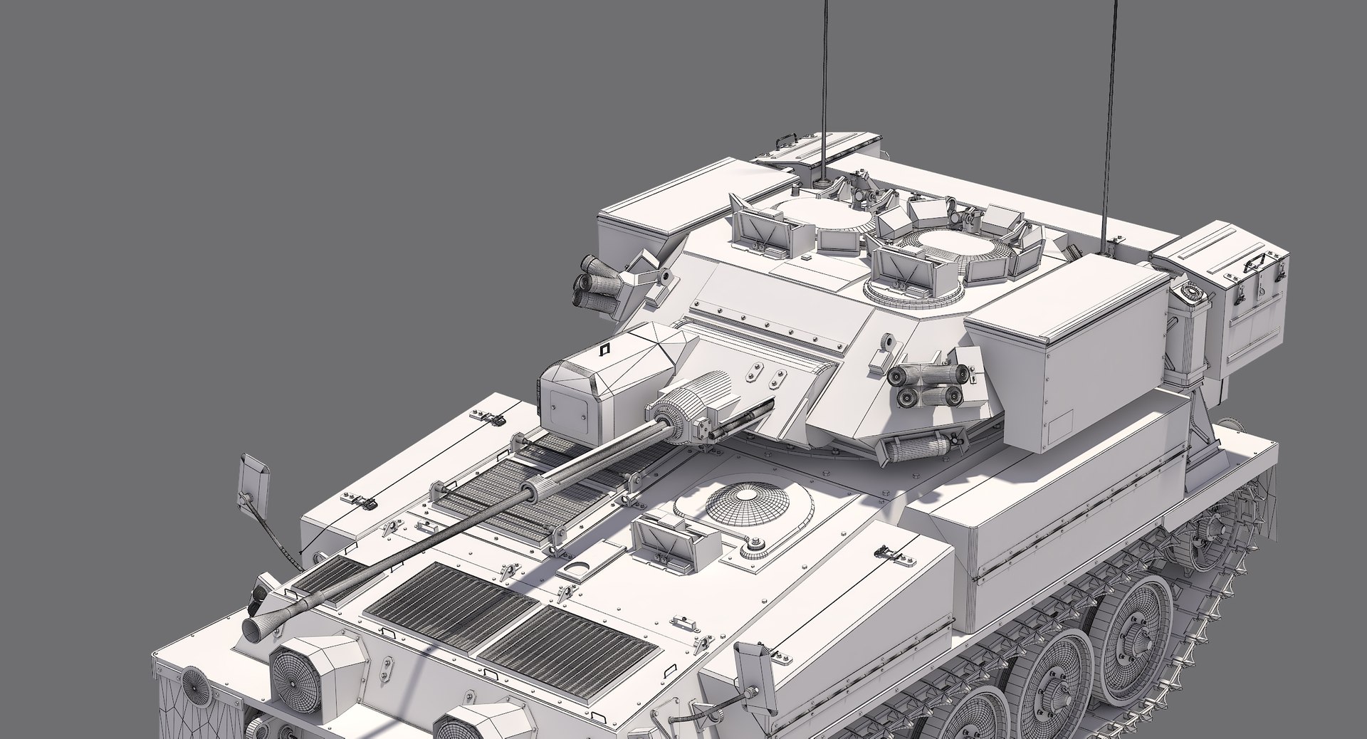 Cvr t fv107 scimitar 3D model - TurboSquid 1247333