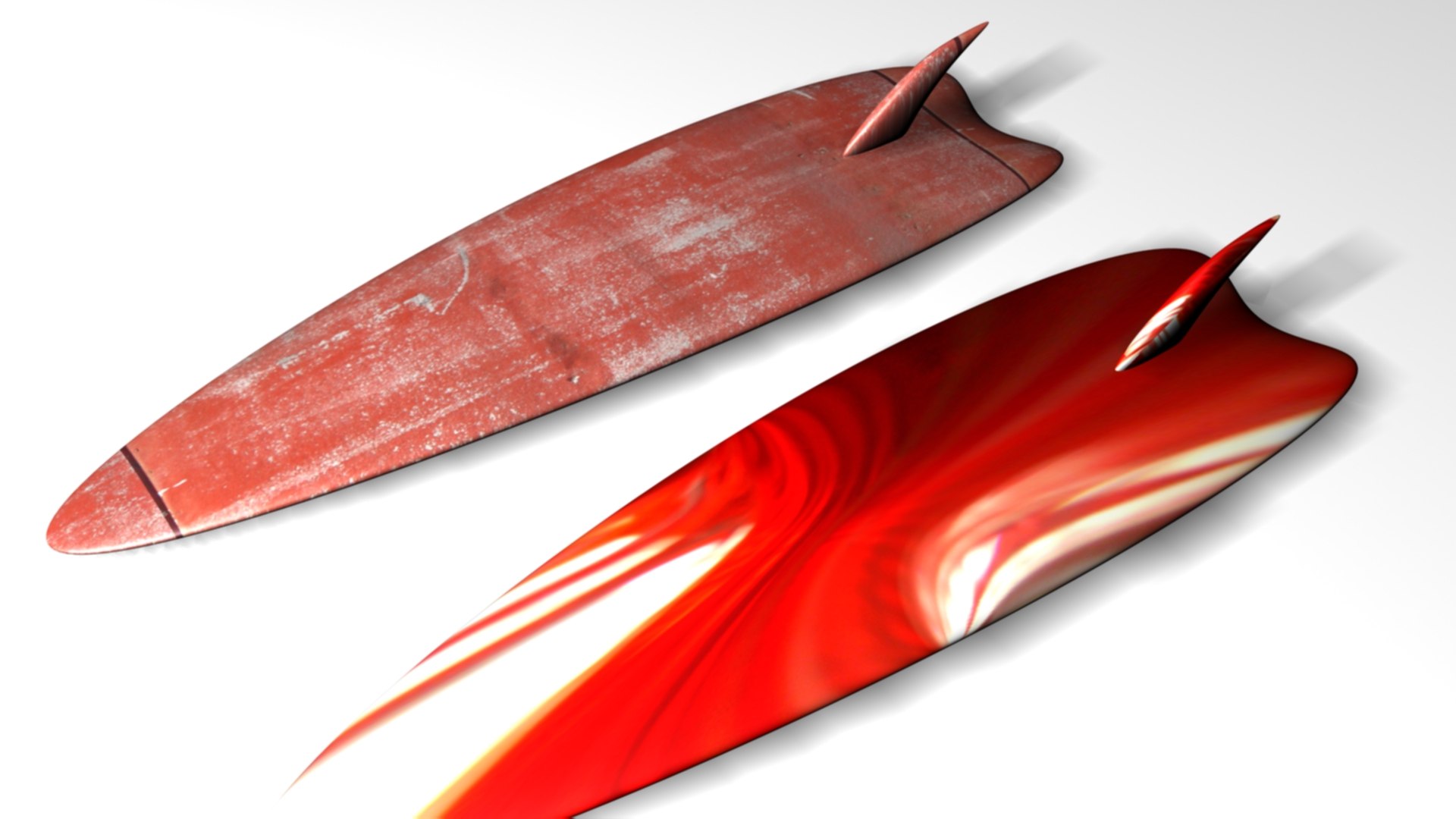 3d model surfboards