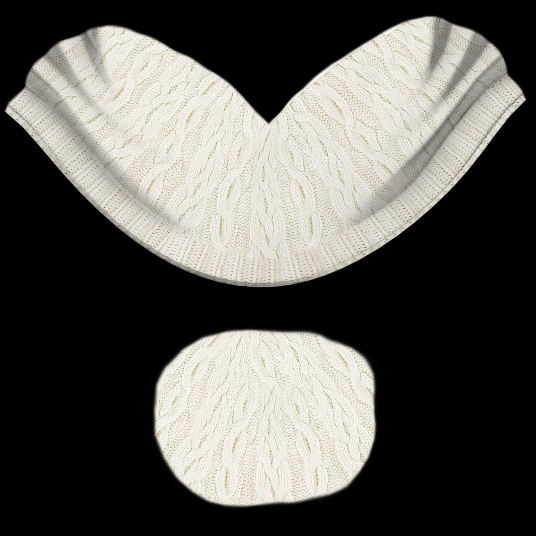 3D Beret Hat with Hair model - TurboSquid 2076046