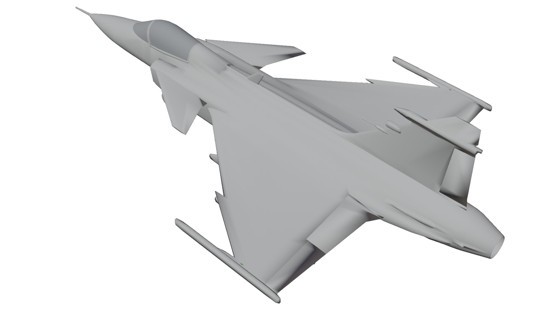 SAAB Jas 39 Gripen Model - TurboSquid 2253437