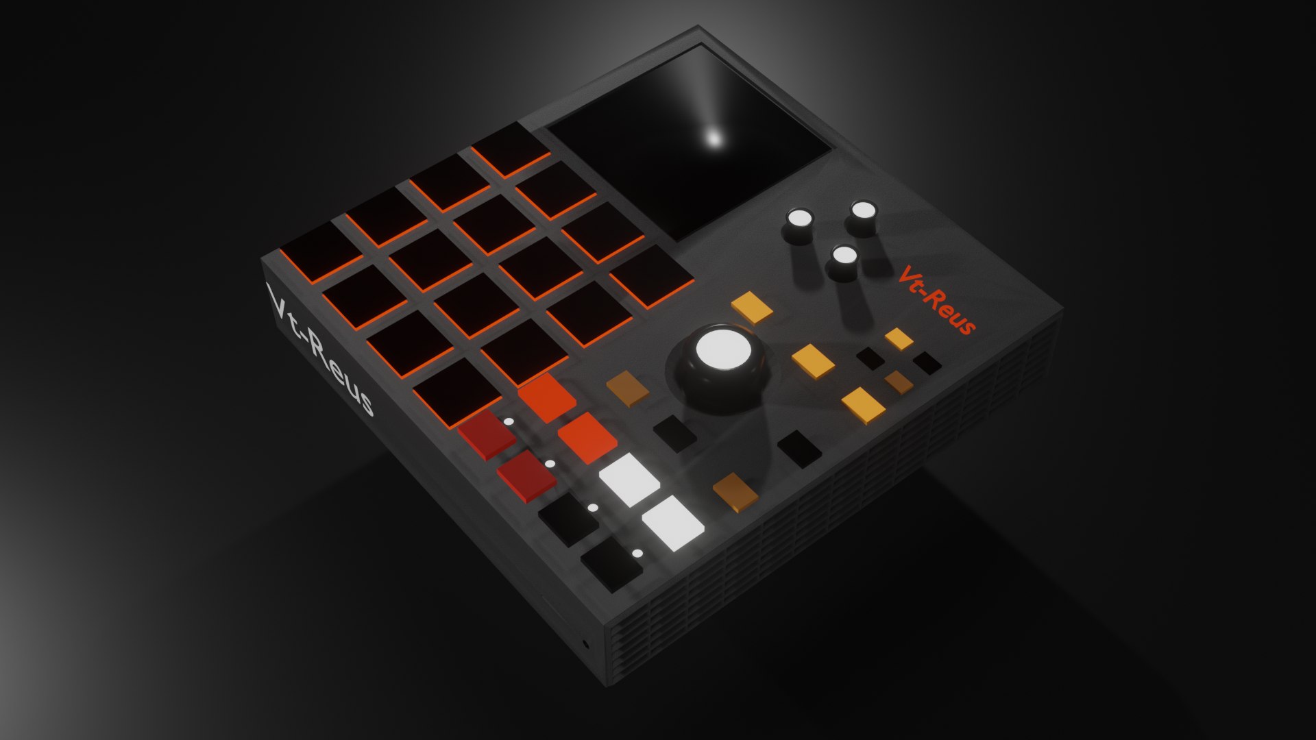 Drum Machine 3D Model - TurboSquid 1745146
