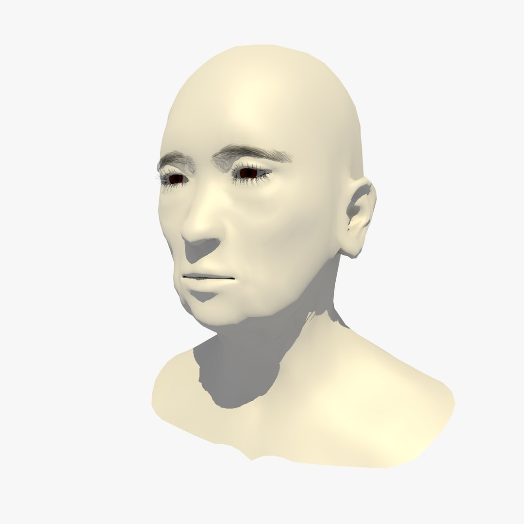 3D realistic head base mesh - TurboSquid 1439696