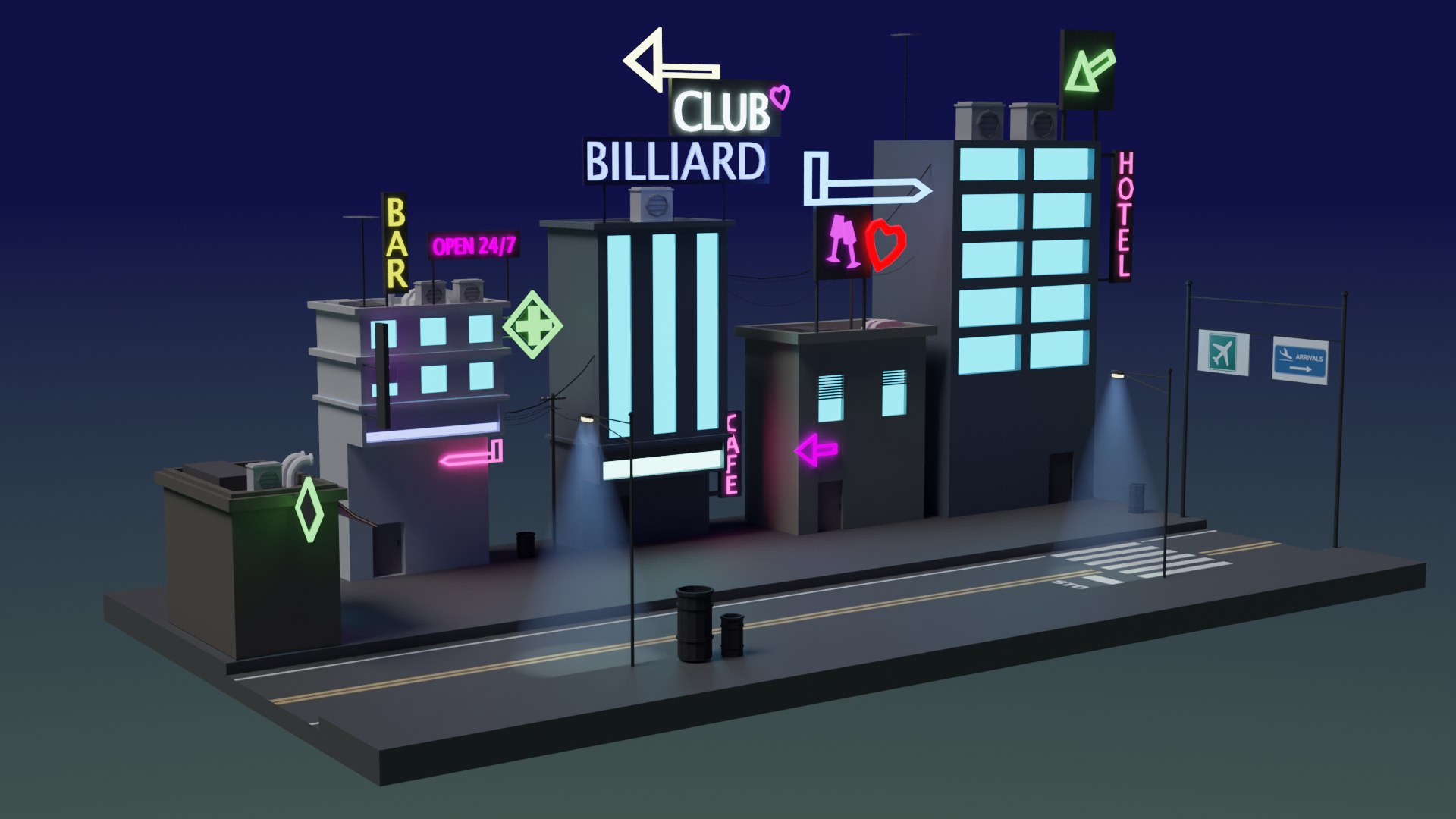 Sci-Fi Mini Pack Environment 3D model - TurboSquid 2015143