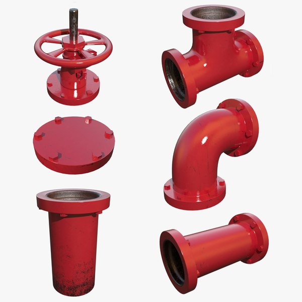 3d custom pipe model