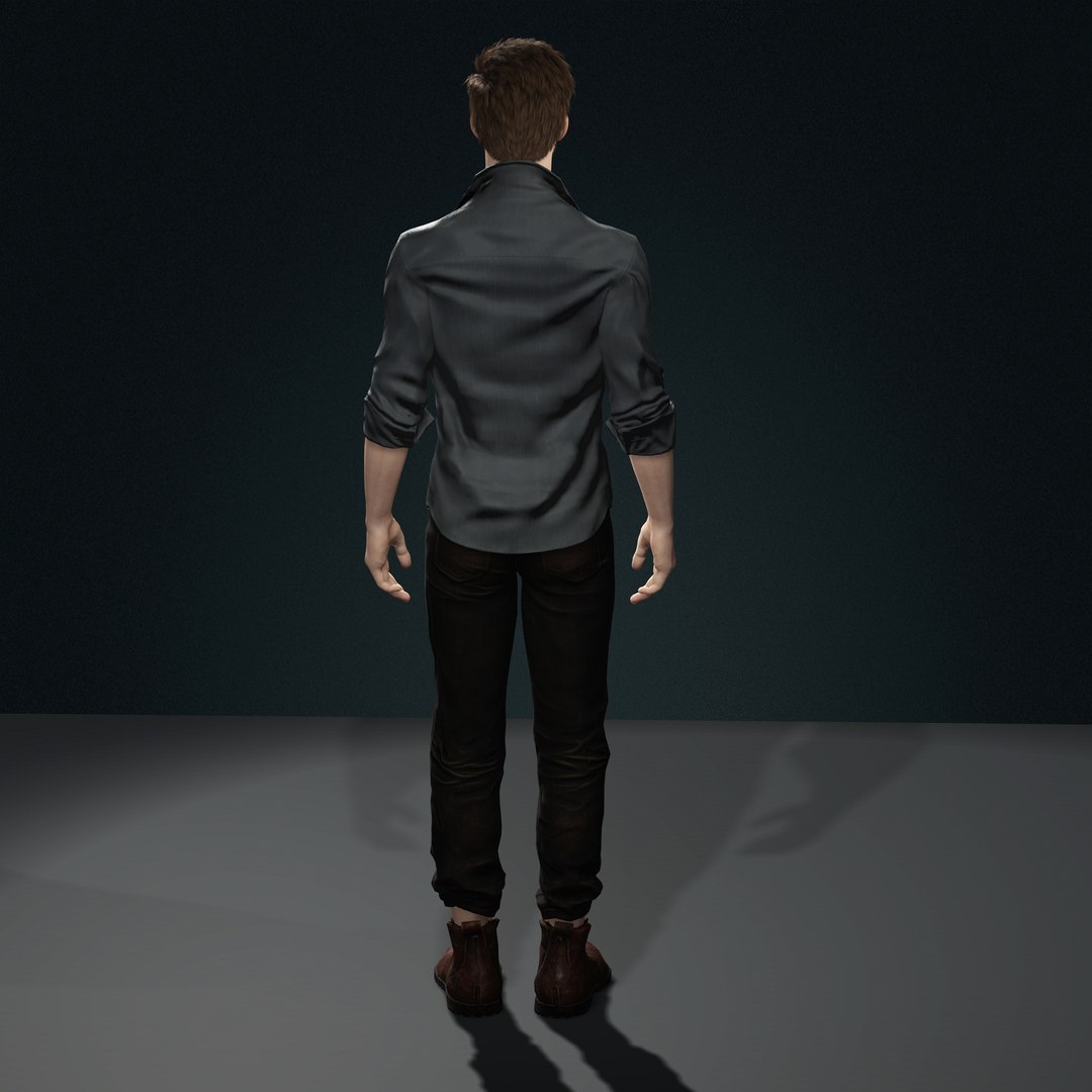 Jake Gyllenhaal 3D Model - Hyper Realistic - Low Poly 3D Model Model ...