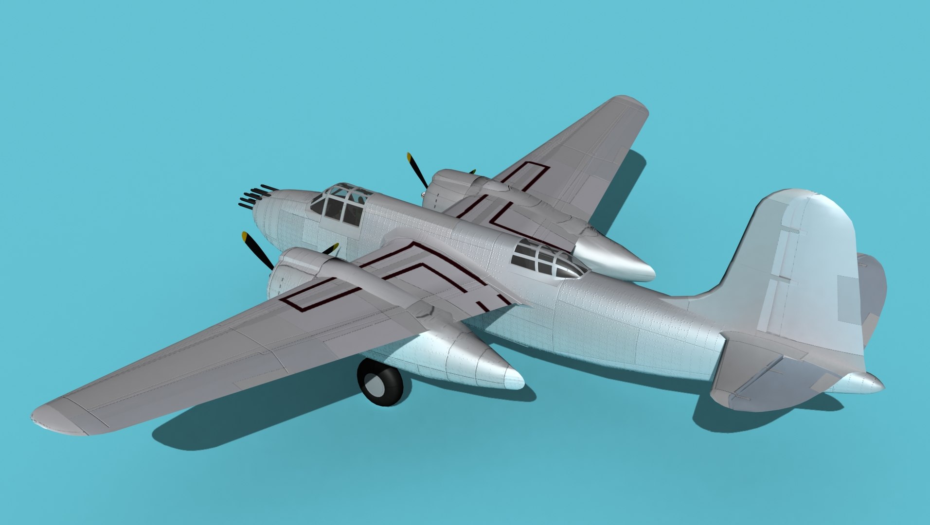 Douglas P-70 Night Hawk V00 3D Model - TurboSquid 1917769
