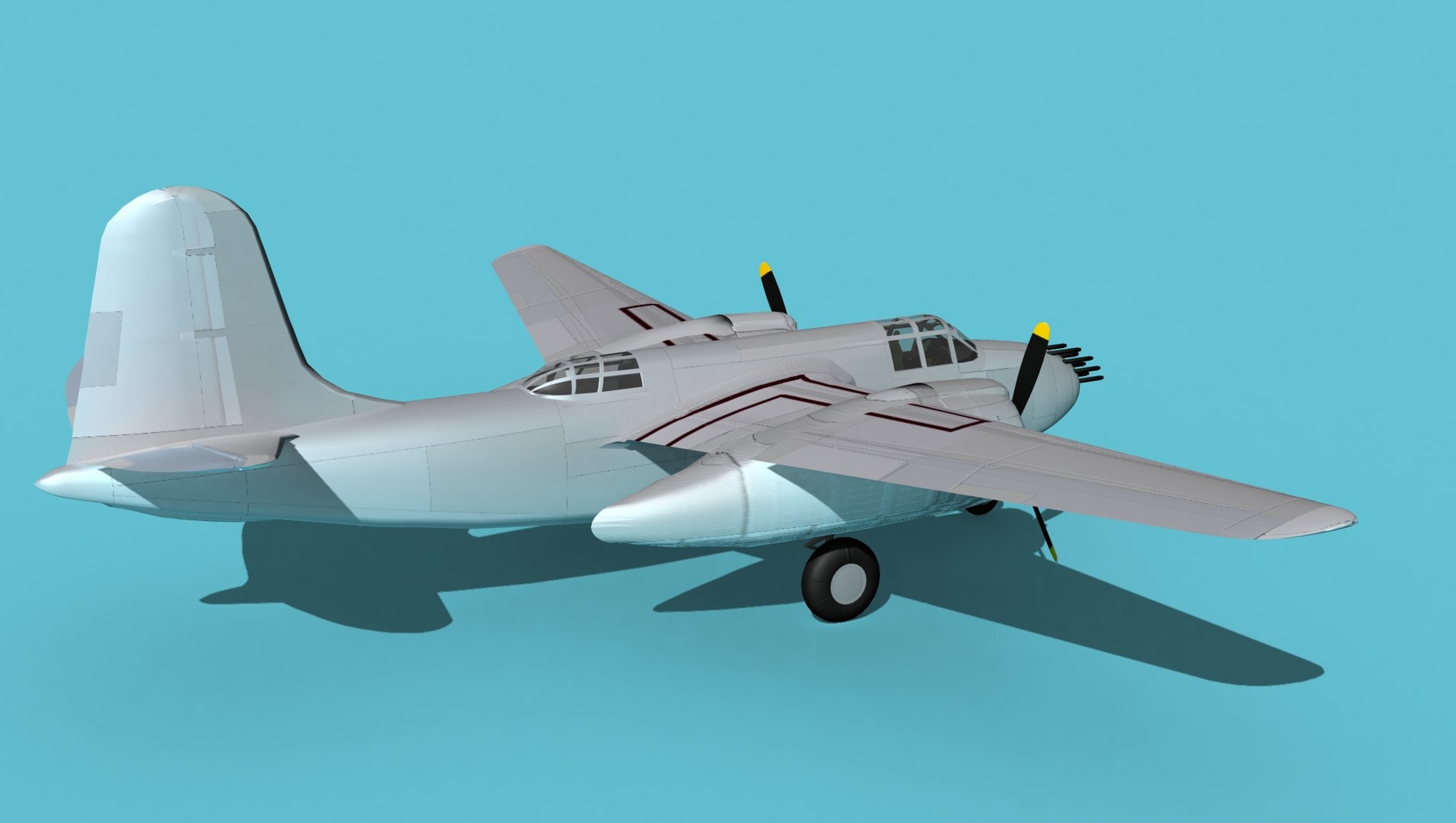 Douglas P-70 Night Hawk V00 3D Model - TurboSquid 1917769