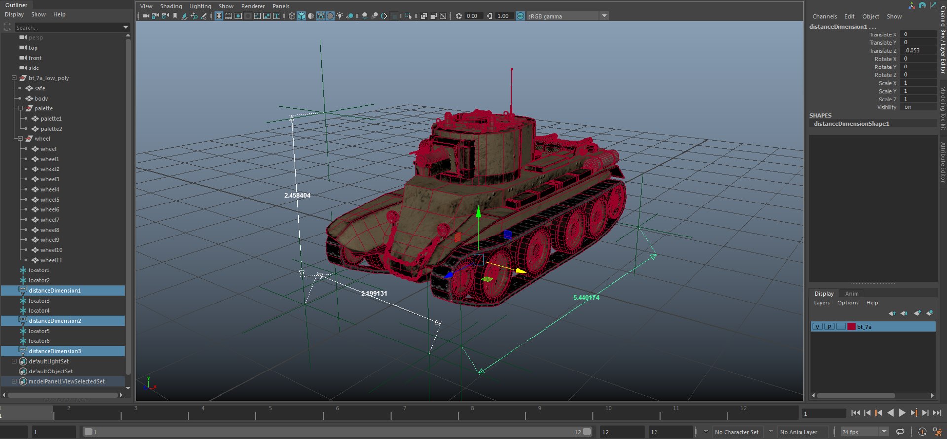 3D Bt-7a Bt-7 Model - TurboSquid 1454144