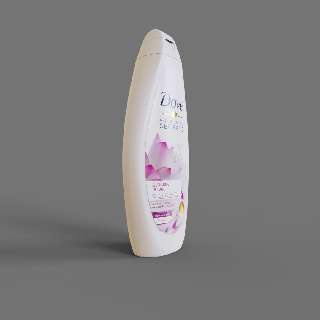 Shower Gel Dove Nourishing Secrets Glowing Ritual 250ml 3D Model - TurboSquid 2194598