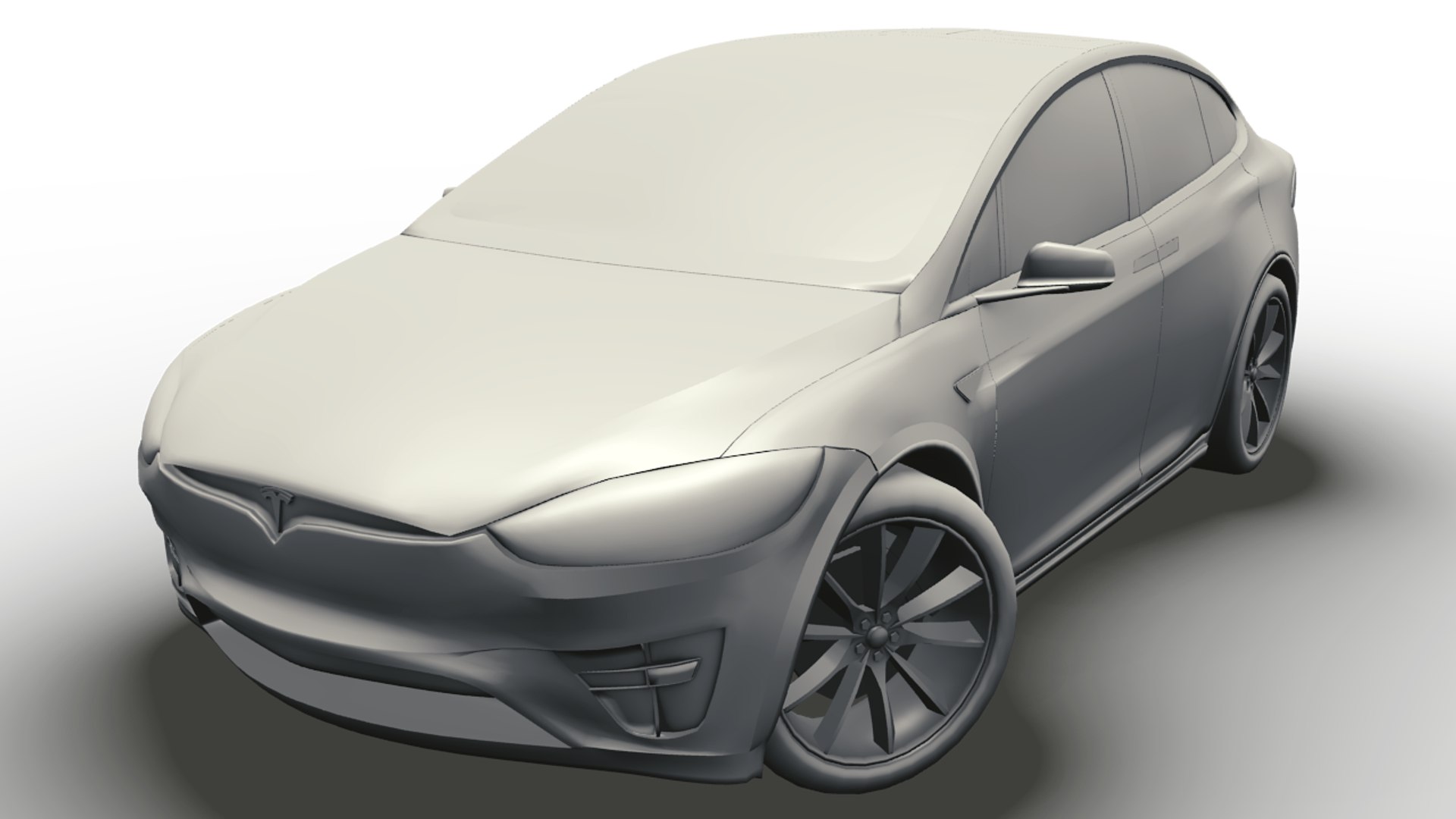 3D Tesla X - TurboSquid 1194794