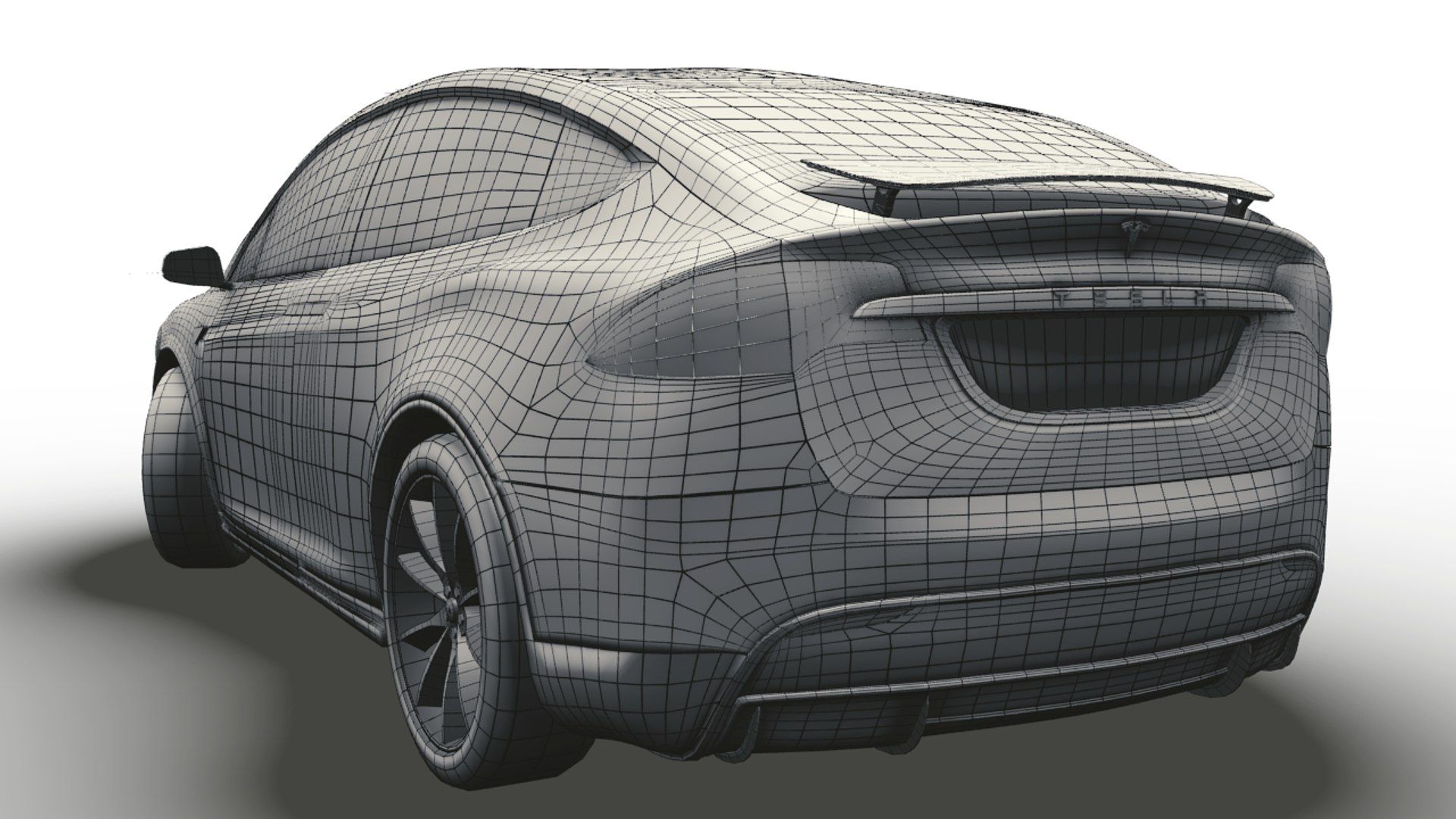 3D Tesla X - TurboSquid 1194794