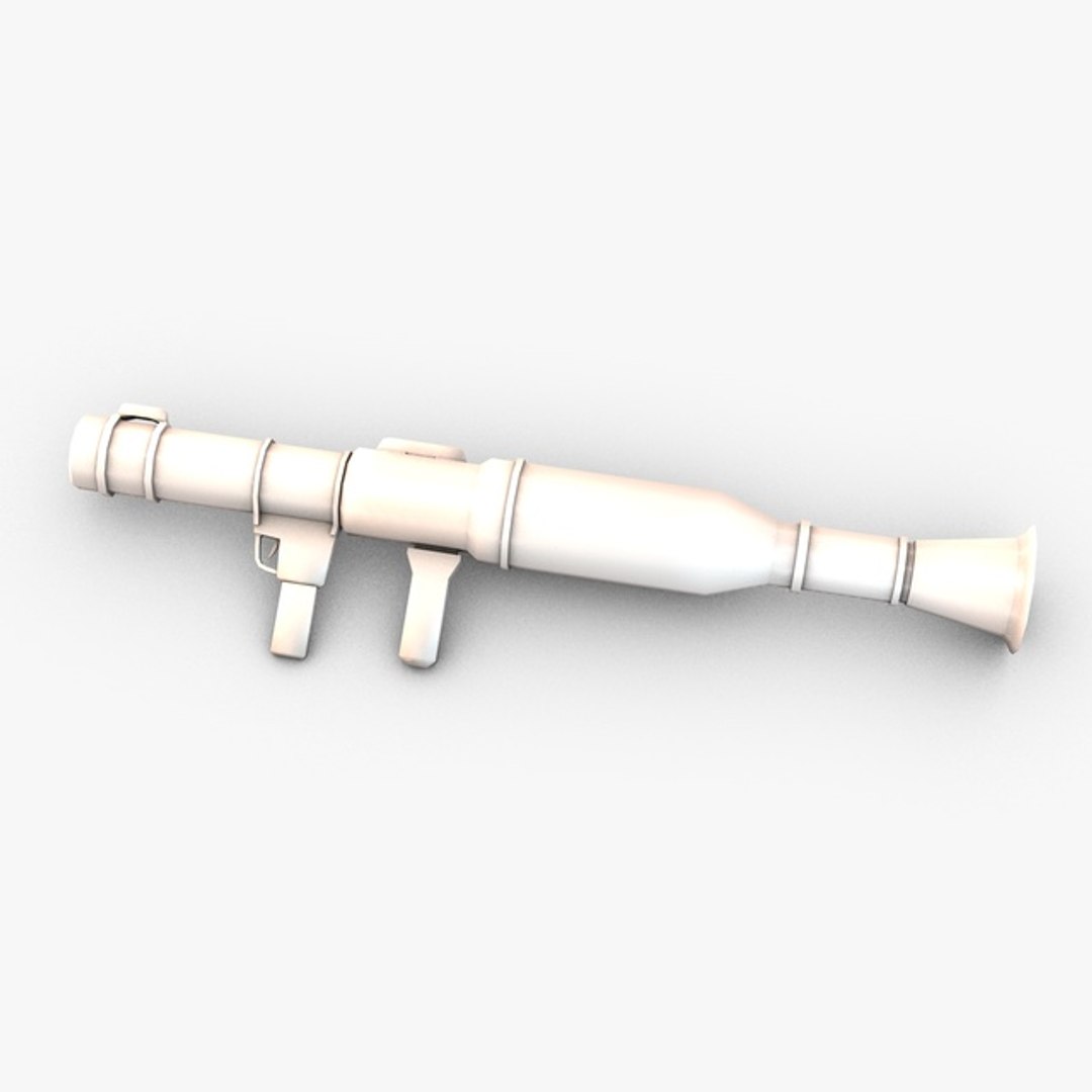 3d Model Bazooka Rocket Launcher