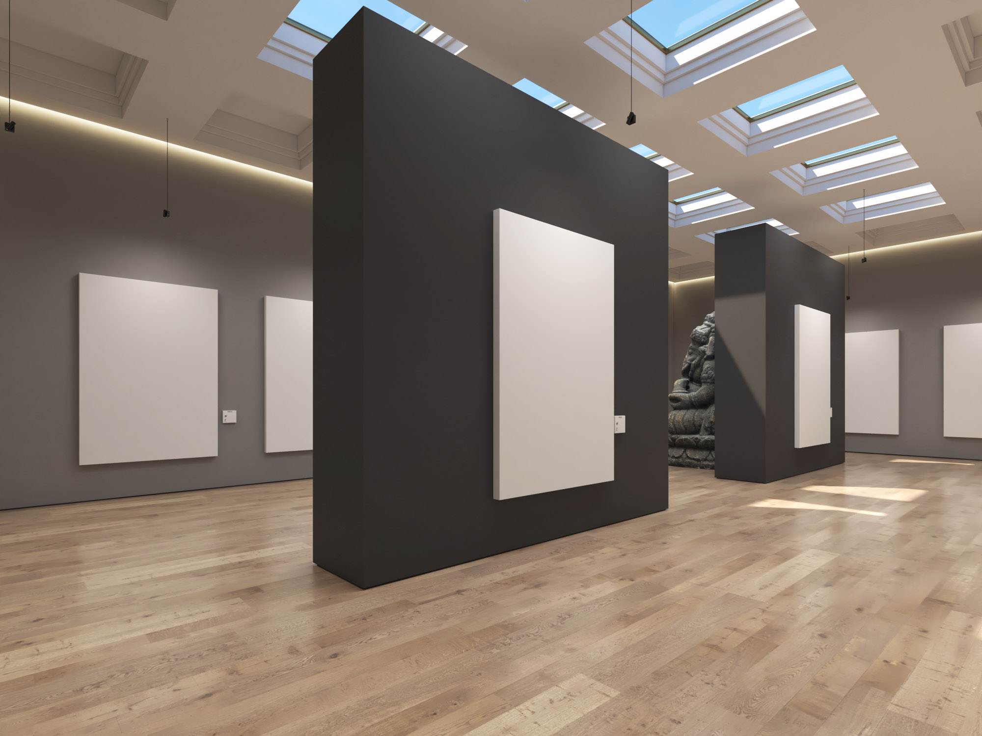 Art gallery 3D model - TurboSquid 1613231