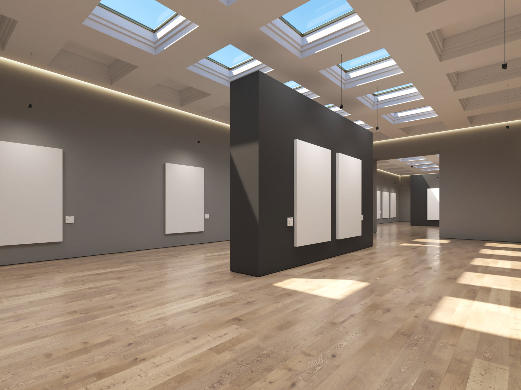 Art gallery 3D model - TurboSquid 1613231