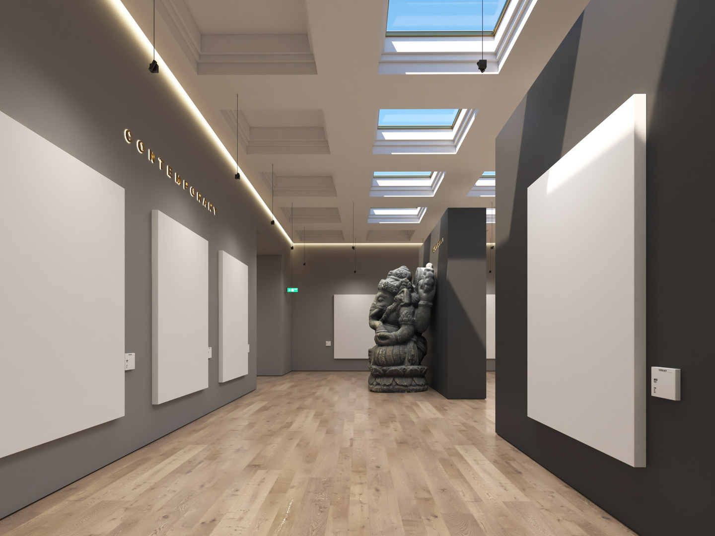 Art gallery 3D model - TurboSquid 1613231