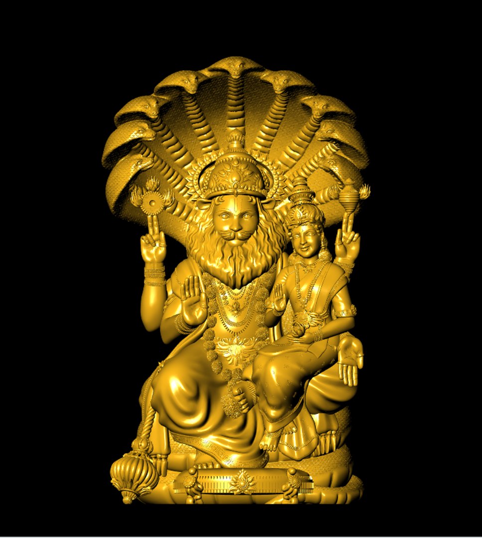 Lakshmi narasimha 3d file 3D model - TurboSquid 1938455