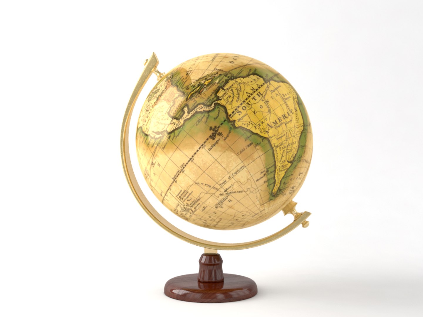 globe arch 3d model