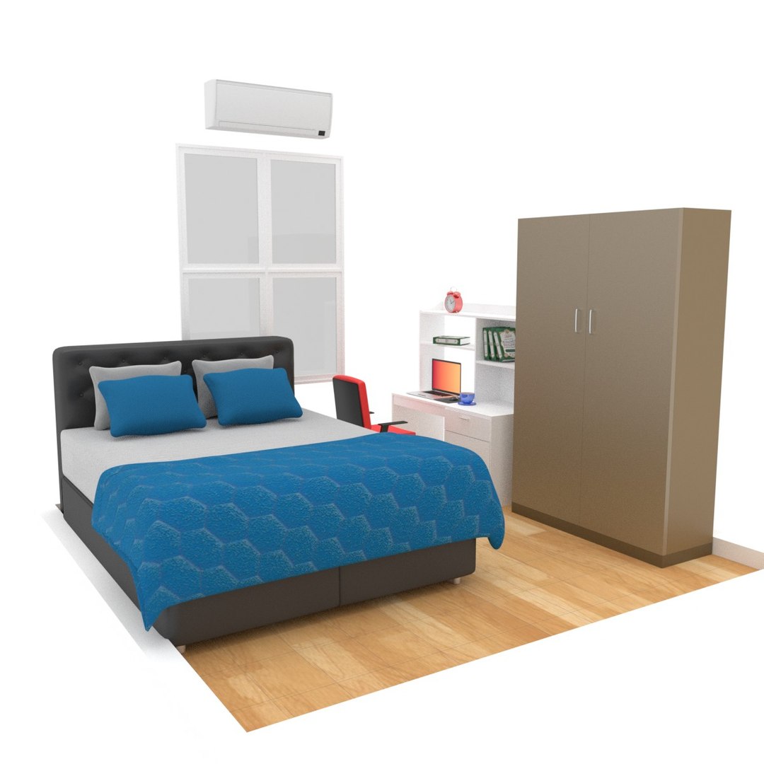 Bedroom Pack 3D Model - TurboSquid 1438928