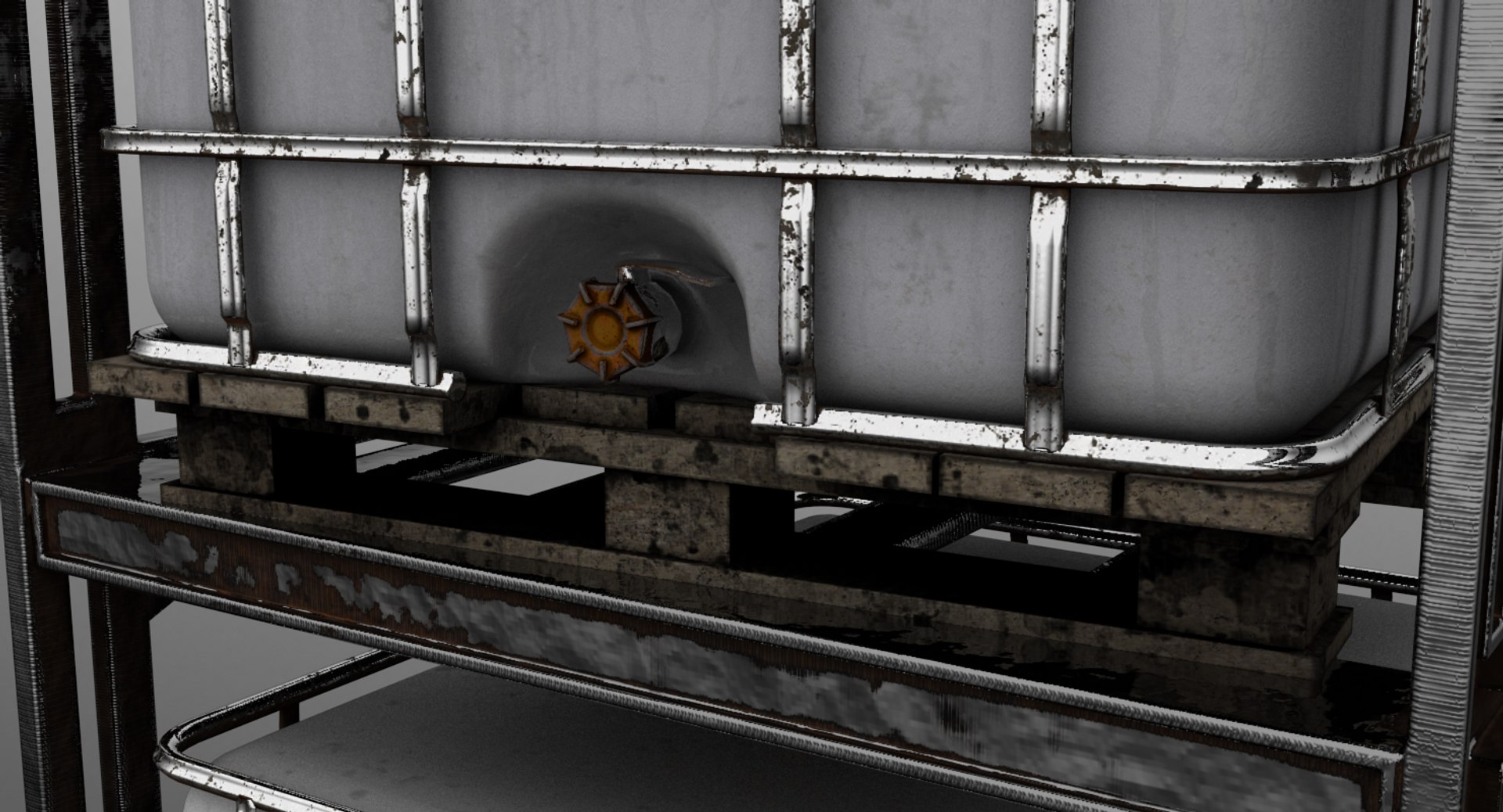 3D Ibc Containers Rack - TurboSquid 1299332