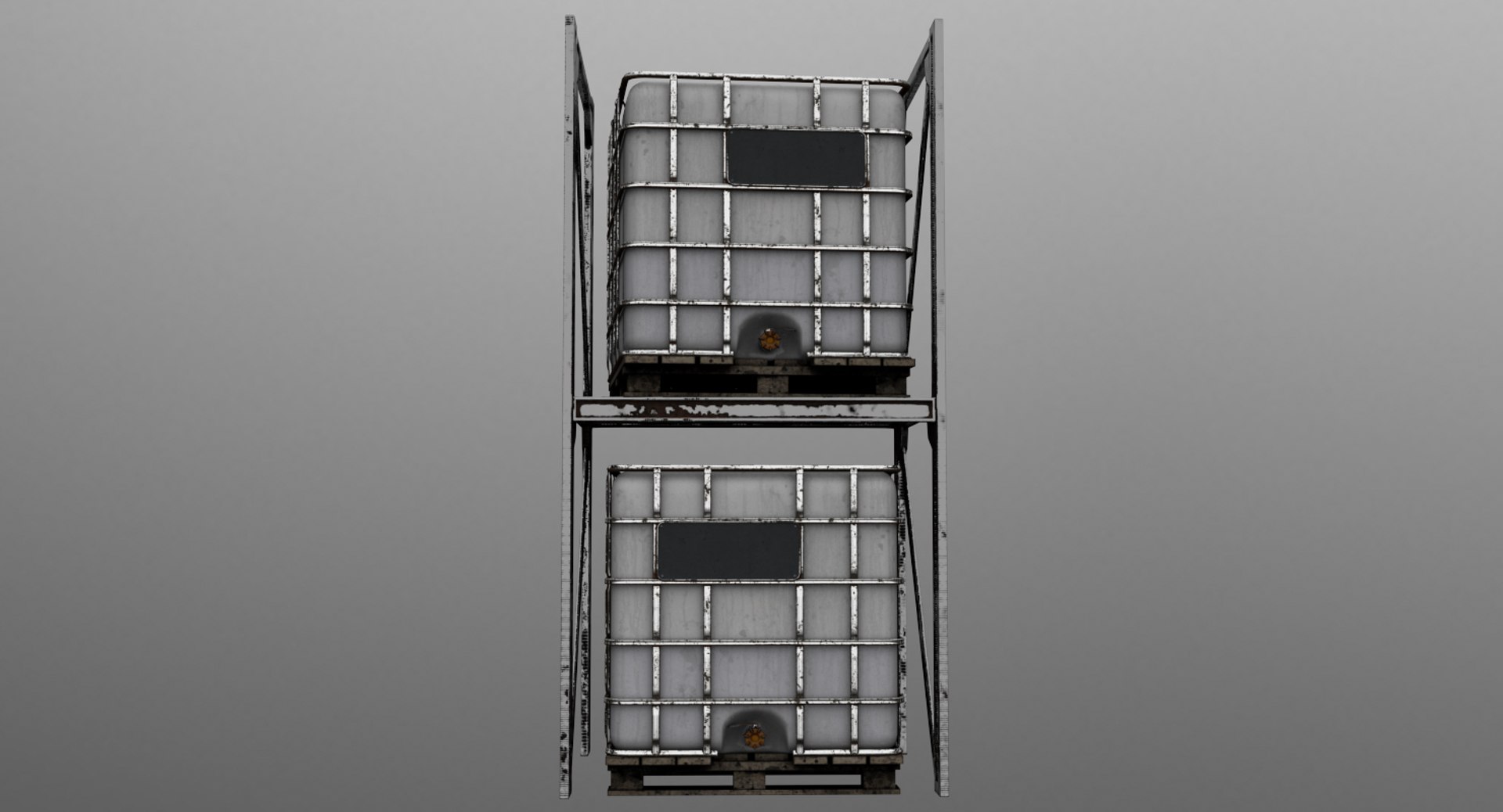 3D Ibc Containers Rack - TurboSquid 1299332