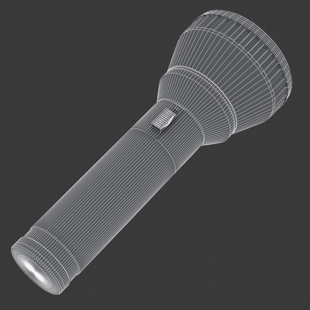 3D Flashlight - TurboSquid 1264120