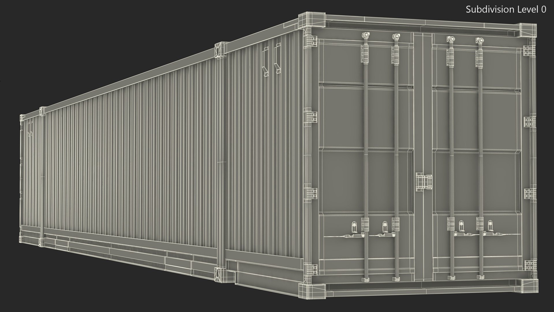3D 53 Foot High Cube Container model - TurboSquid 2161897