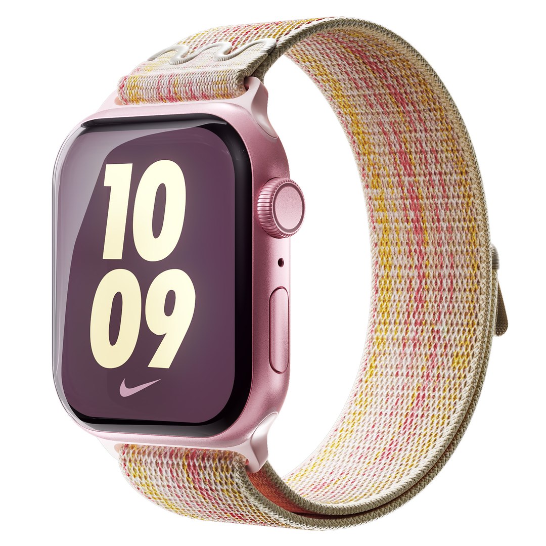 Apple Watch Series 9 Nike Sport Loop Starlight Pink Model - TurboSquid ...
