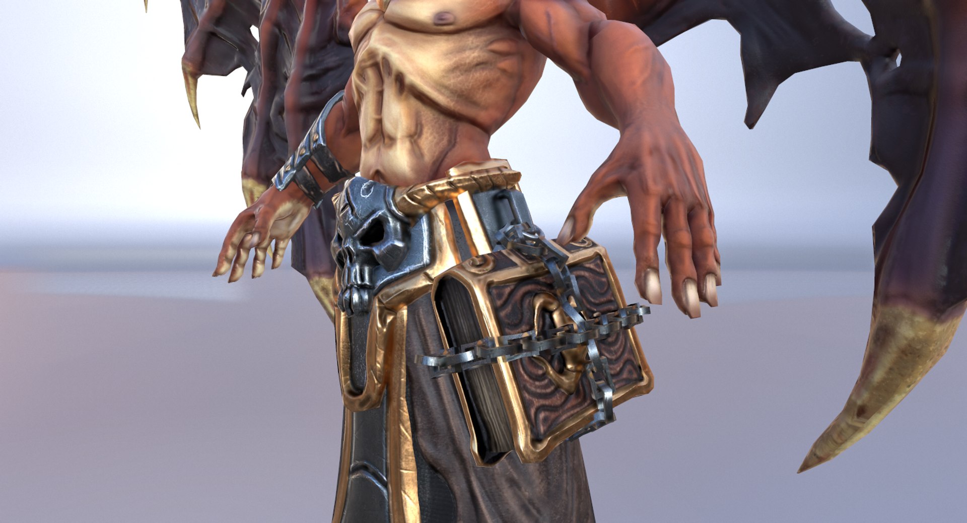 3d rigged videogames model