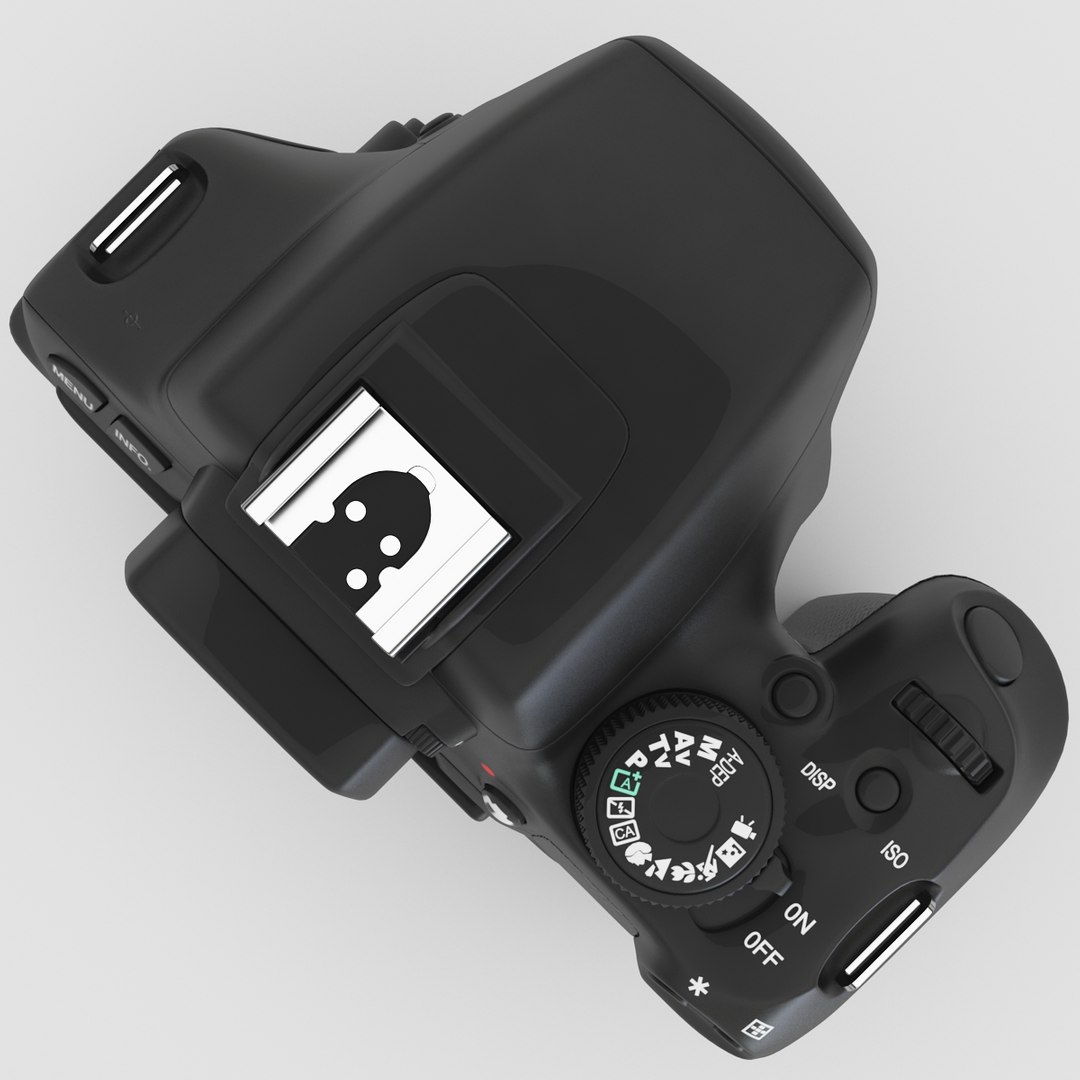 Canon Eos 600d Body 3d 3ds