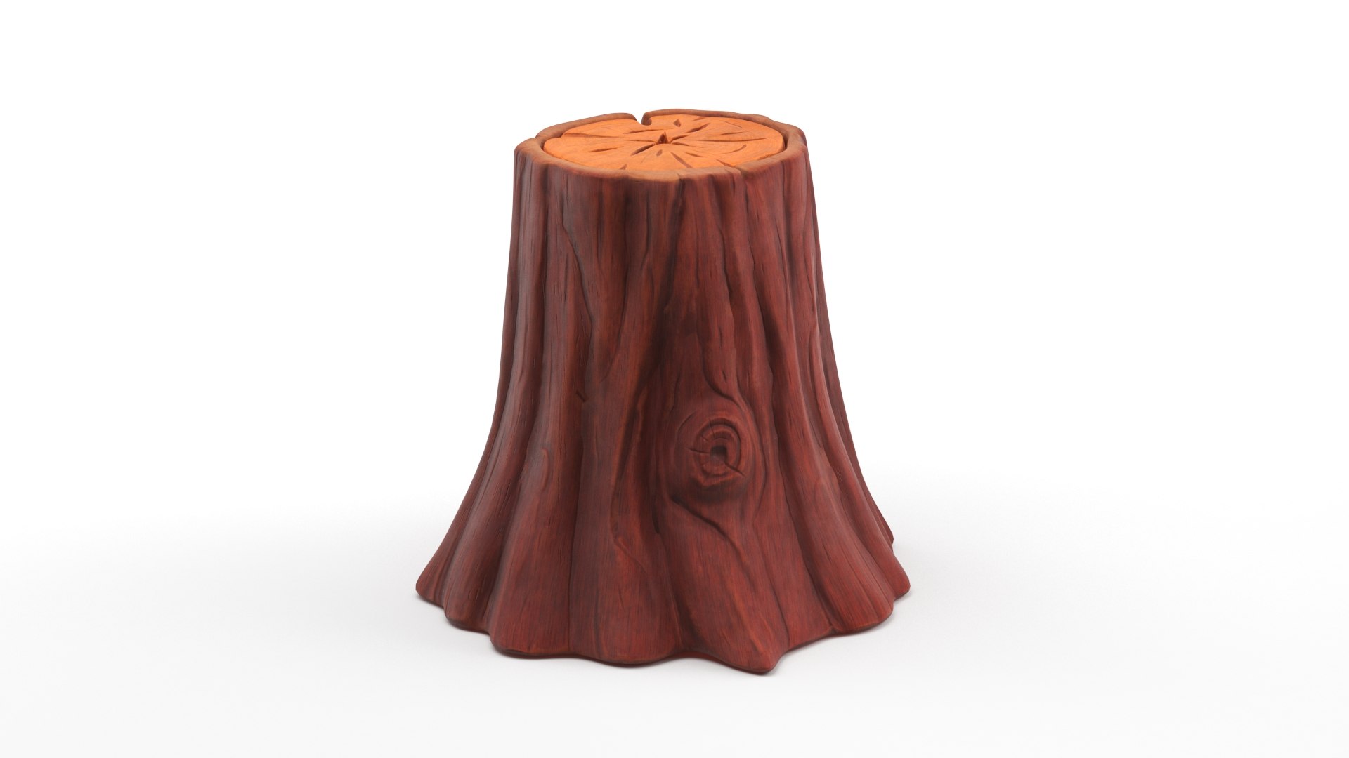 High Cartoon Stump 3D - TurboSquid 2011420