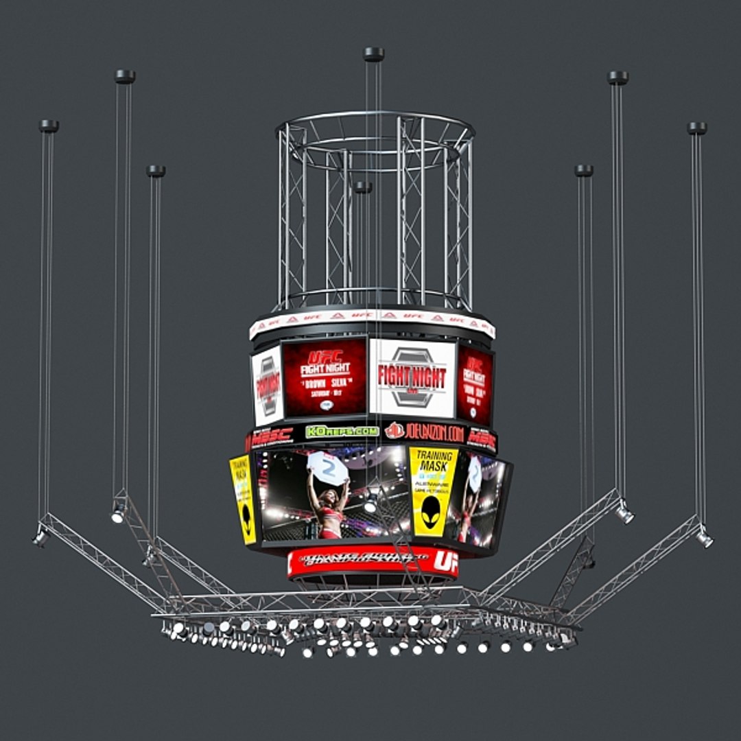 Jumbotron Scoreboard Tron 3D Model - TurboSquid 1161835