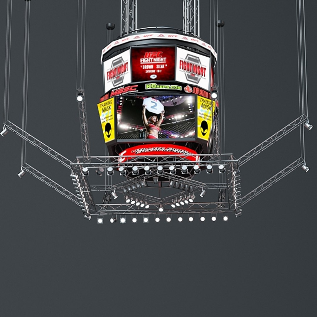 Jumbotron Scoreboard Tron 3D Model - TurboSquid 1161835