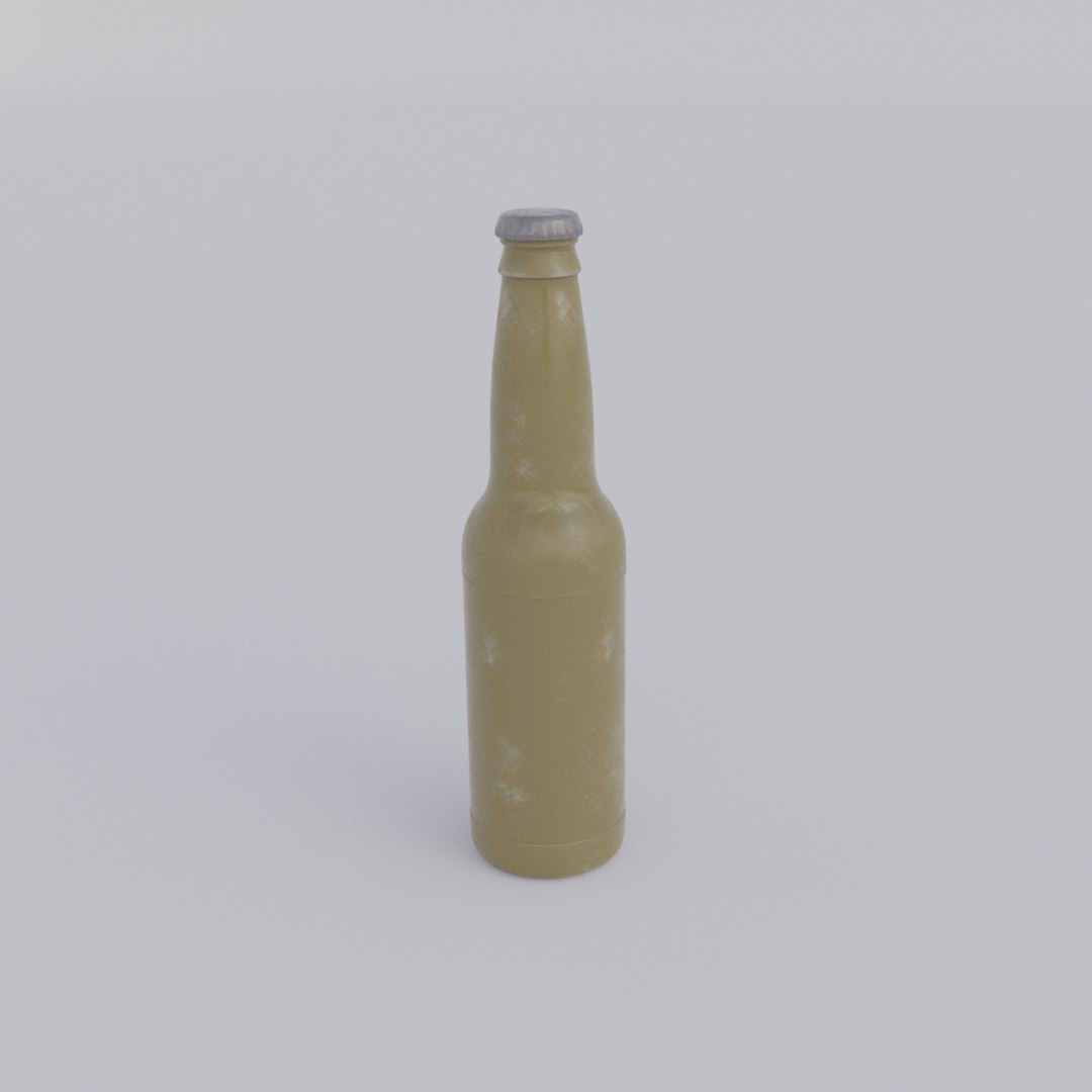 3D Beer Bottle Model - TurboSquid 2282929