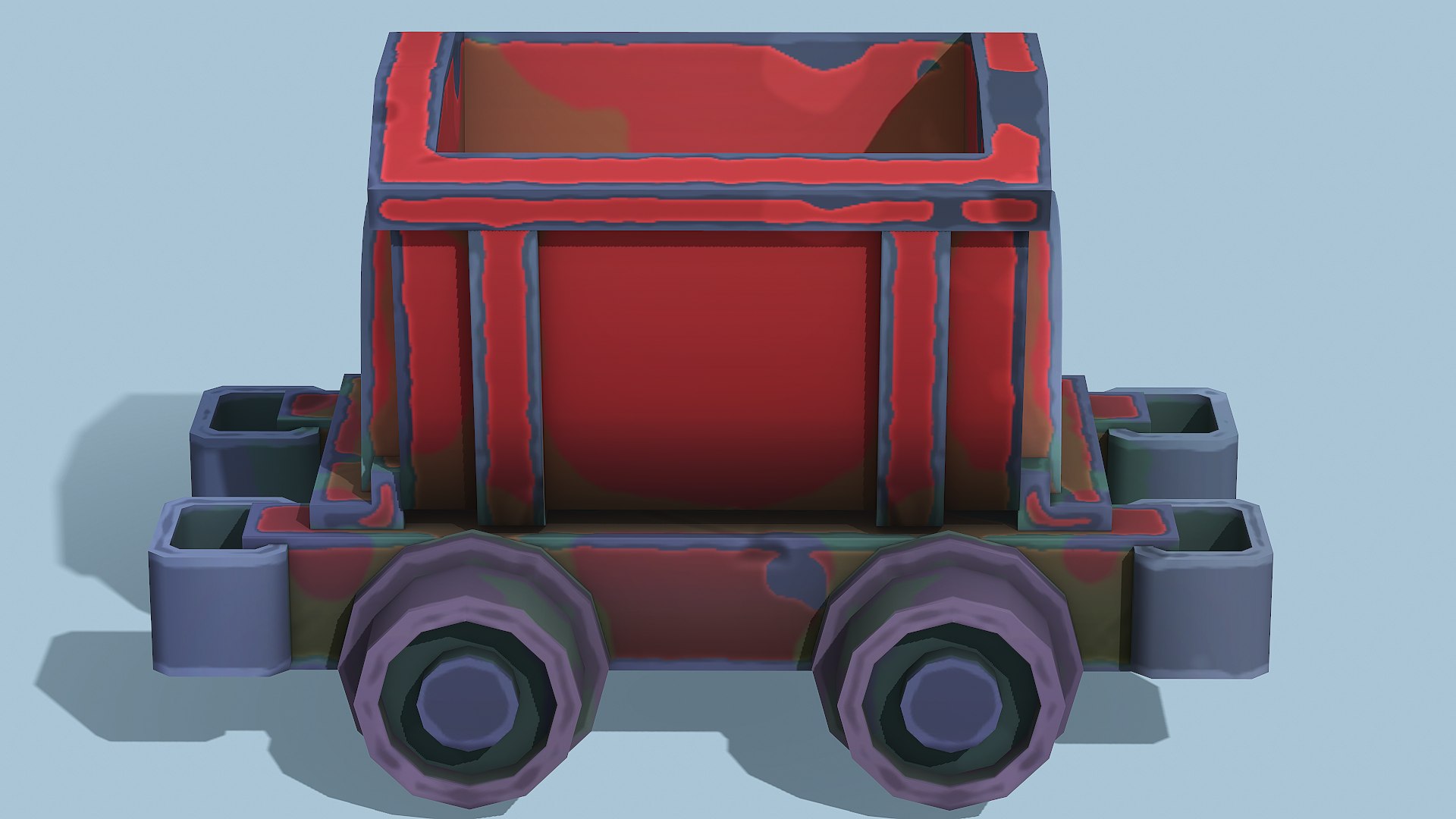 Stylized Mine Wagon - PBR Game Ready 3D Model - TurboSquid 2049879