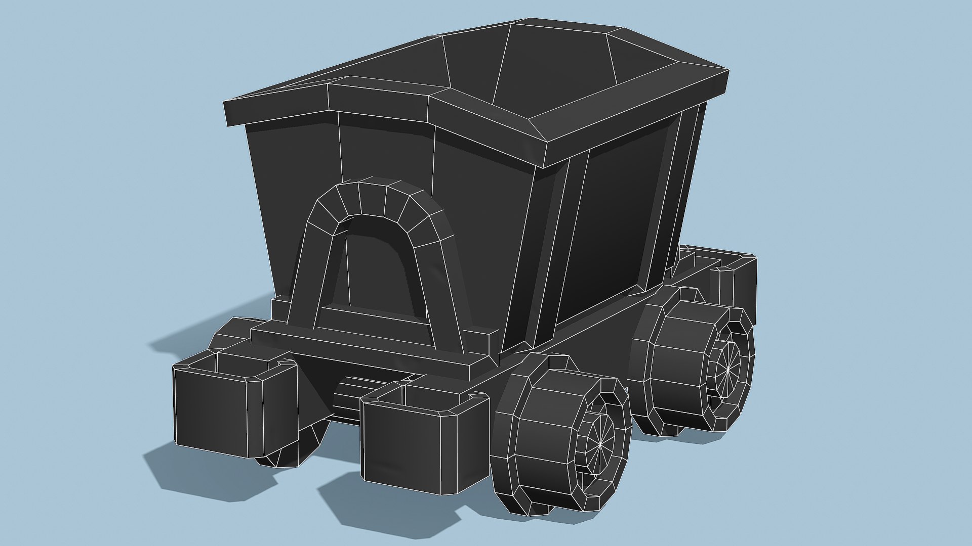 Stylized Mine Wagon - PBR Game Ready 3D Model - TurboSquid 2049879