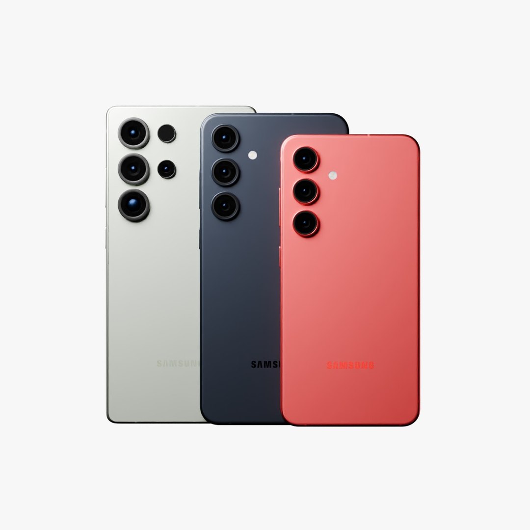 Samsung Galaxy S25 All Models In Official Colors 3D Model - TurboSquid ...