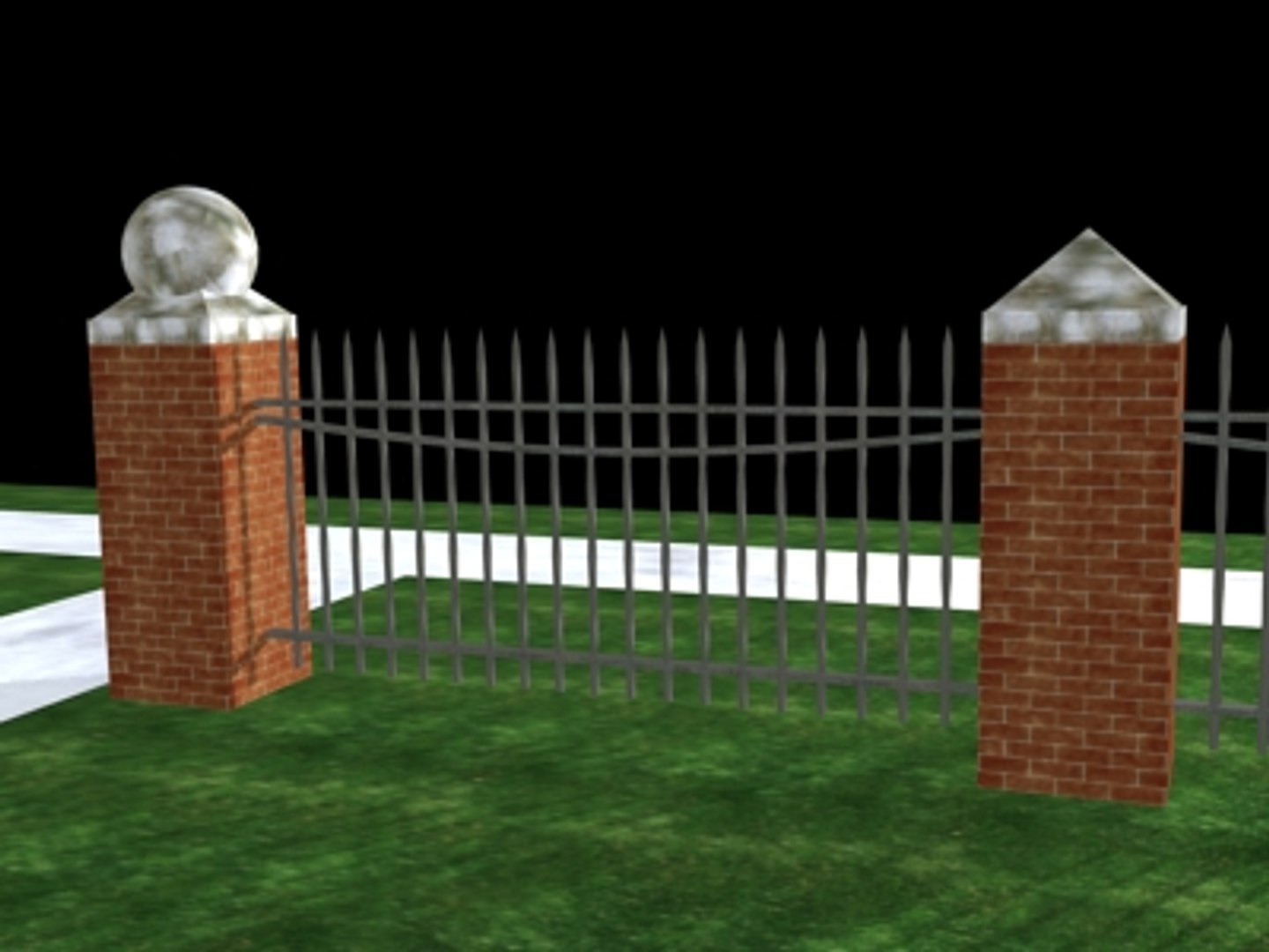 3d Model Viz Fence