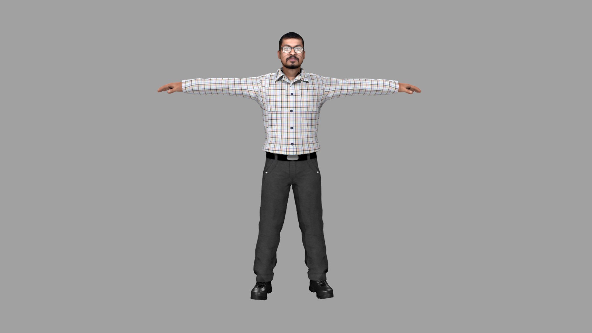 3D INDIAN MALE LO-POLY CHARACTER IN SHIRT PANT 1 Model - TurboSquid 2213571