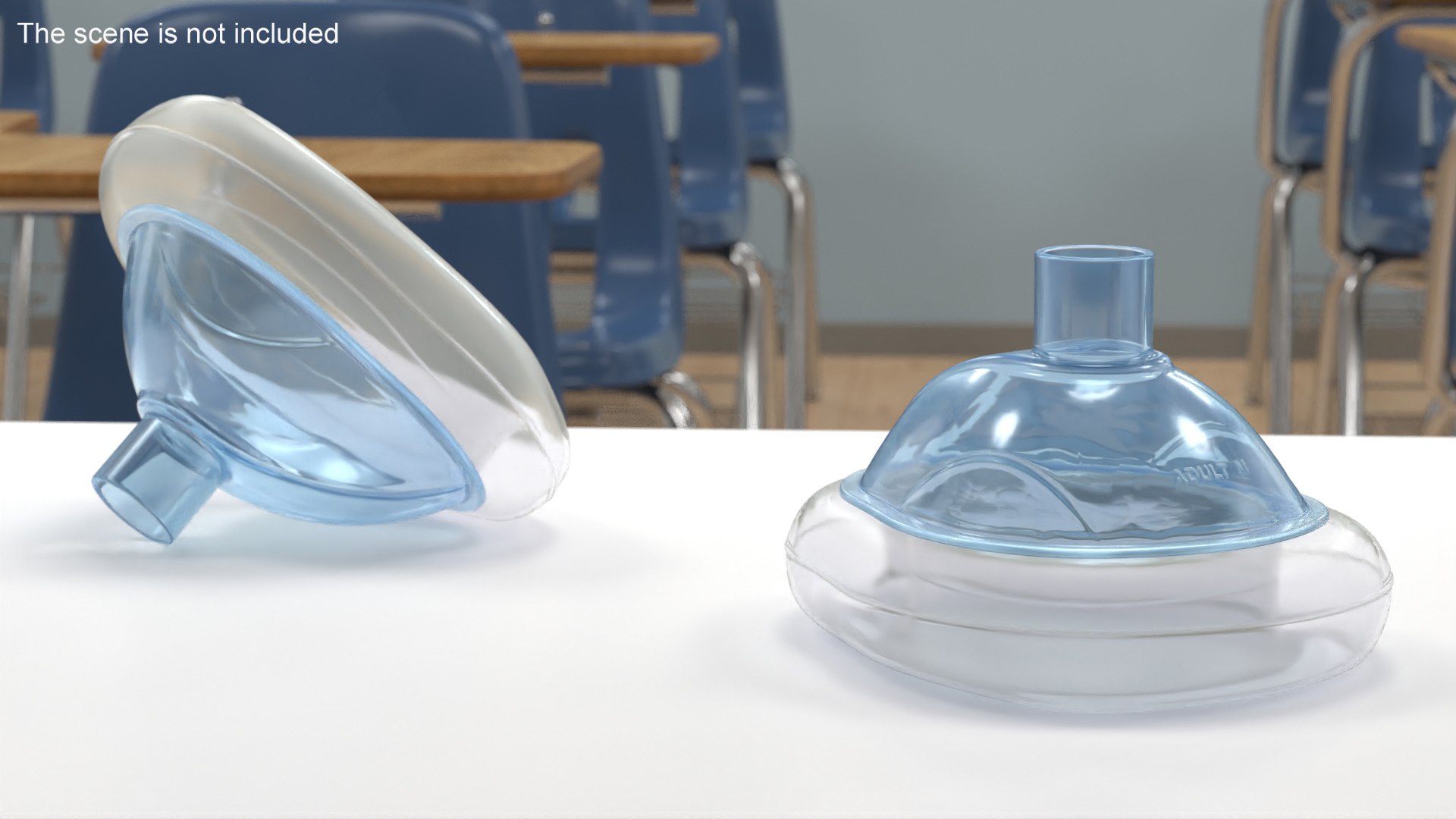 Adult CPR Face Mask 3D Model - TurboSquid 2300510