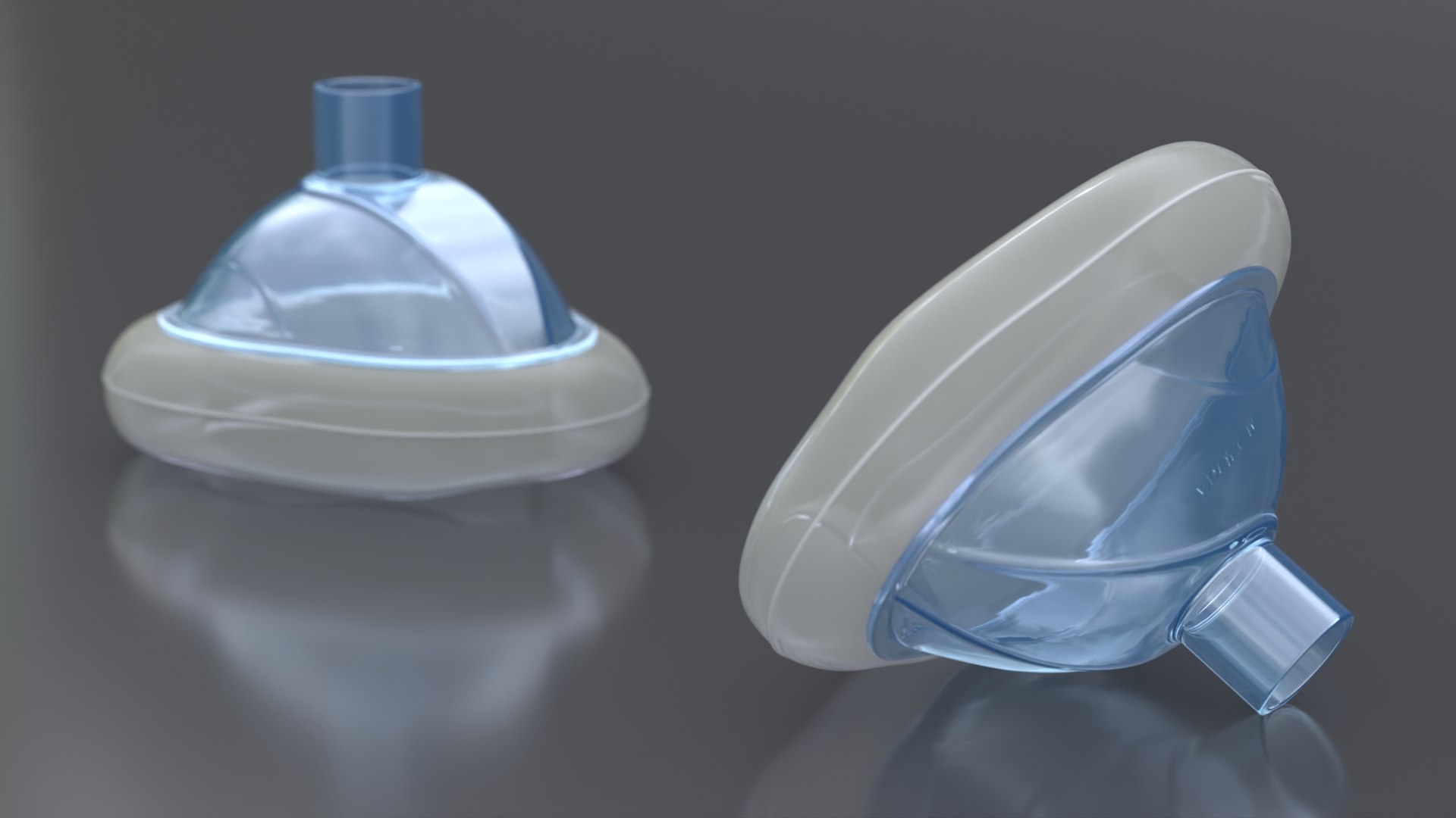 Adult CPR Face Mask 3D Model - TurboSquid 2300510