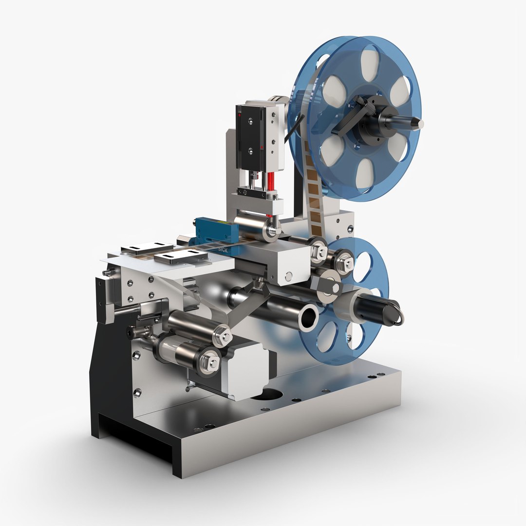 3D Small Peel Label Mechanism - TurboSquid 1994850