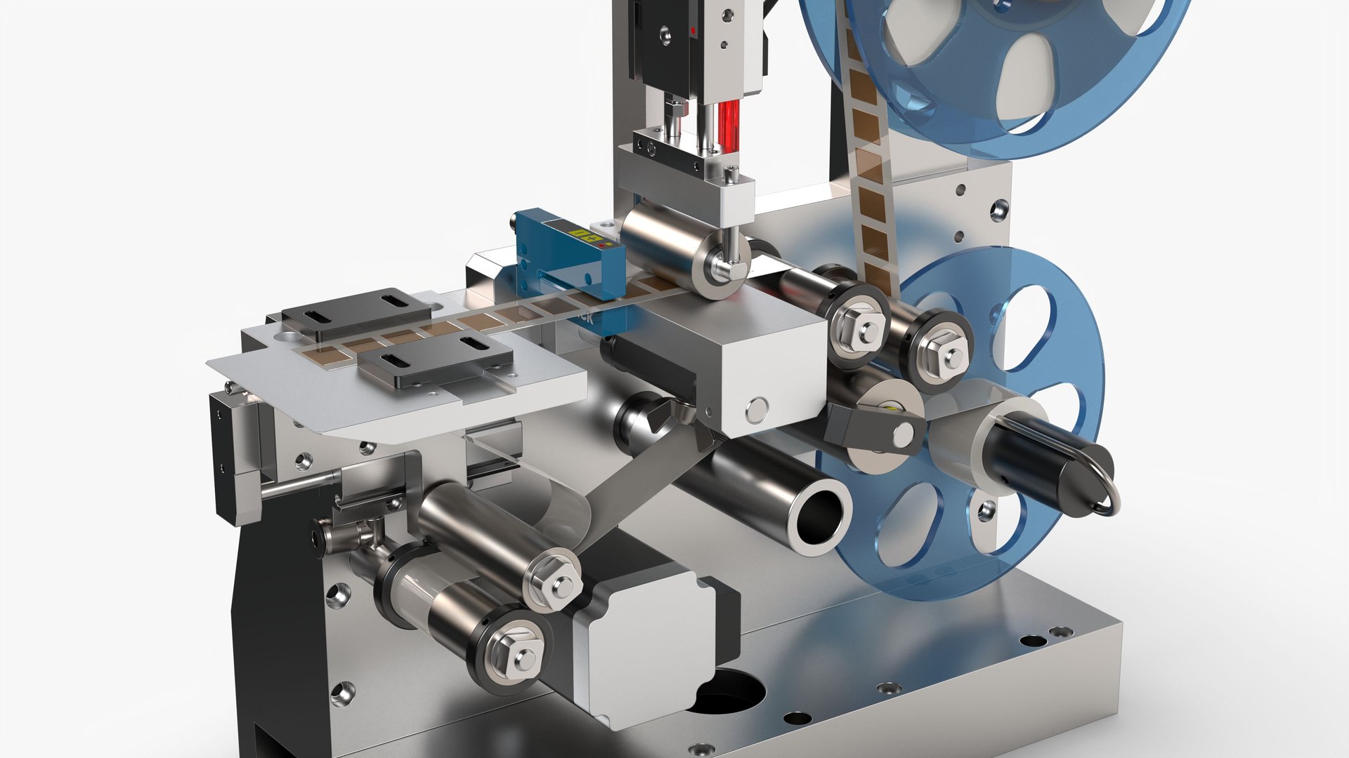3D Small Peel Label Mechanism - TurboSquid 1994850