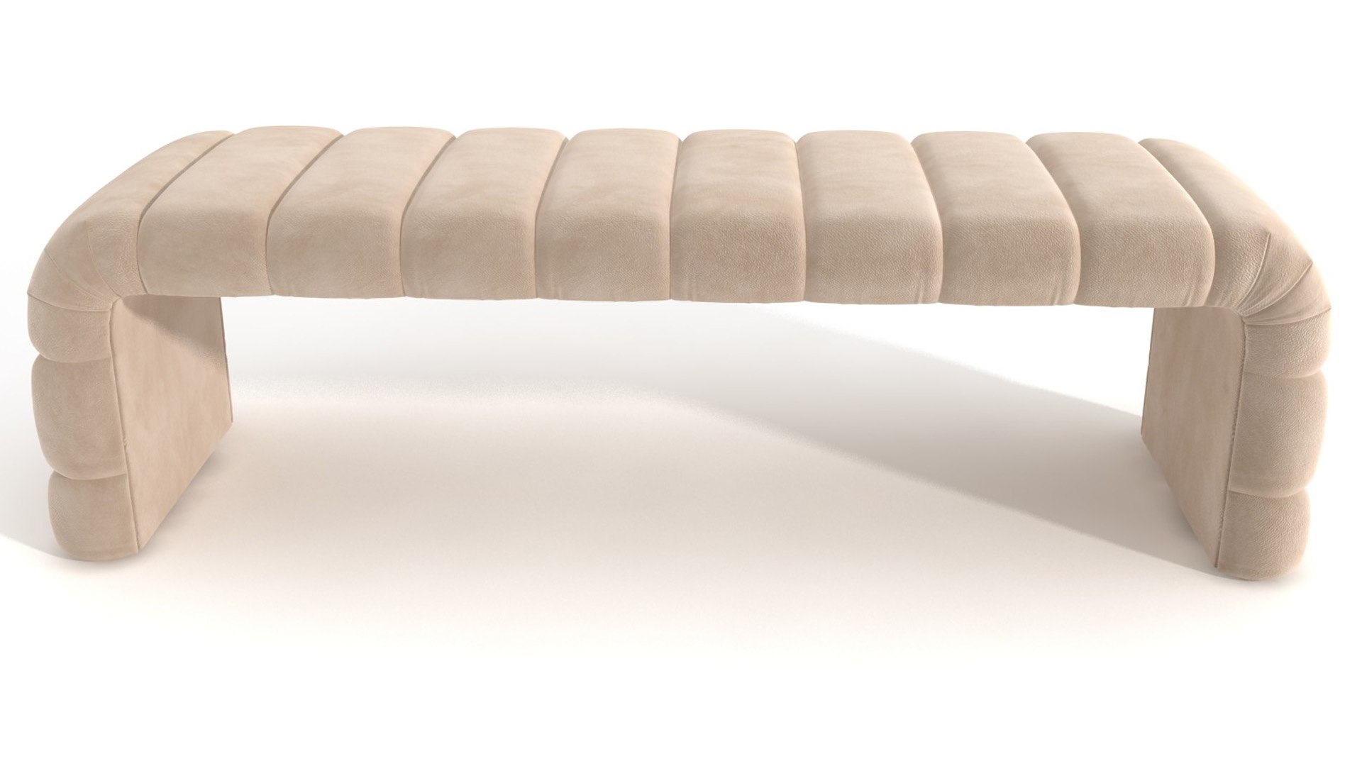 3D Mitchell Gold Bob Williams CALLAN CHANNEL TUFTED BENCH - TurboSquid ...