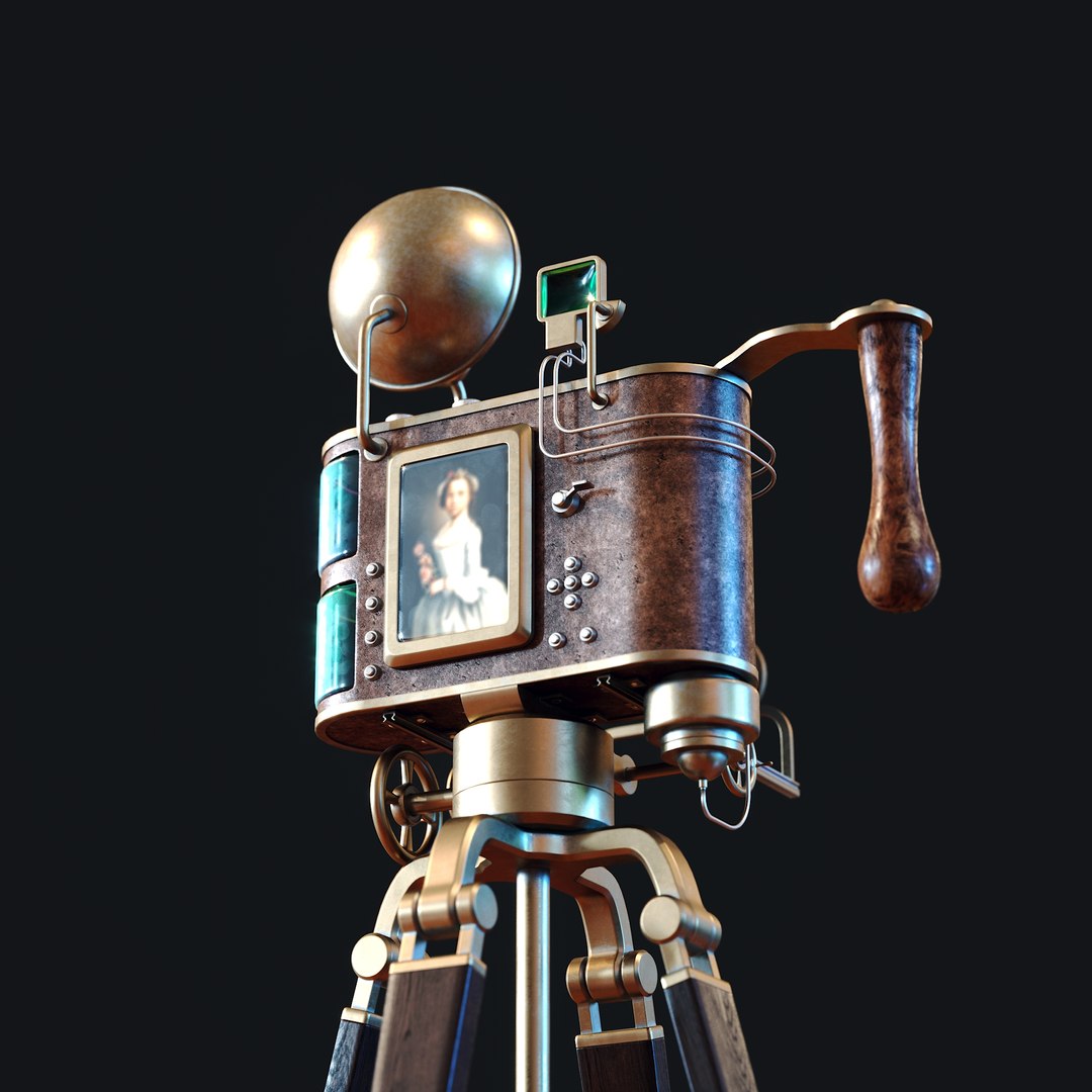 3D Camera Steampunk - TurboSquid 1704335
