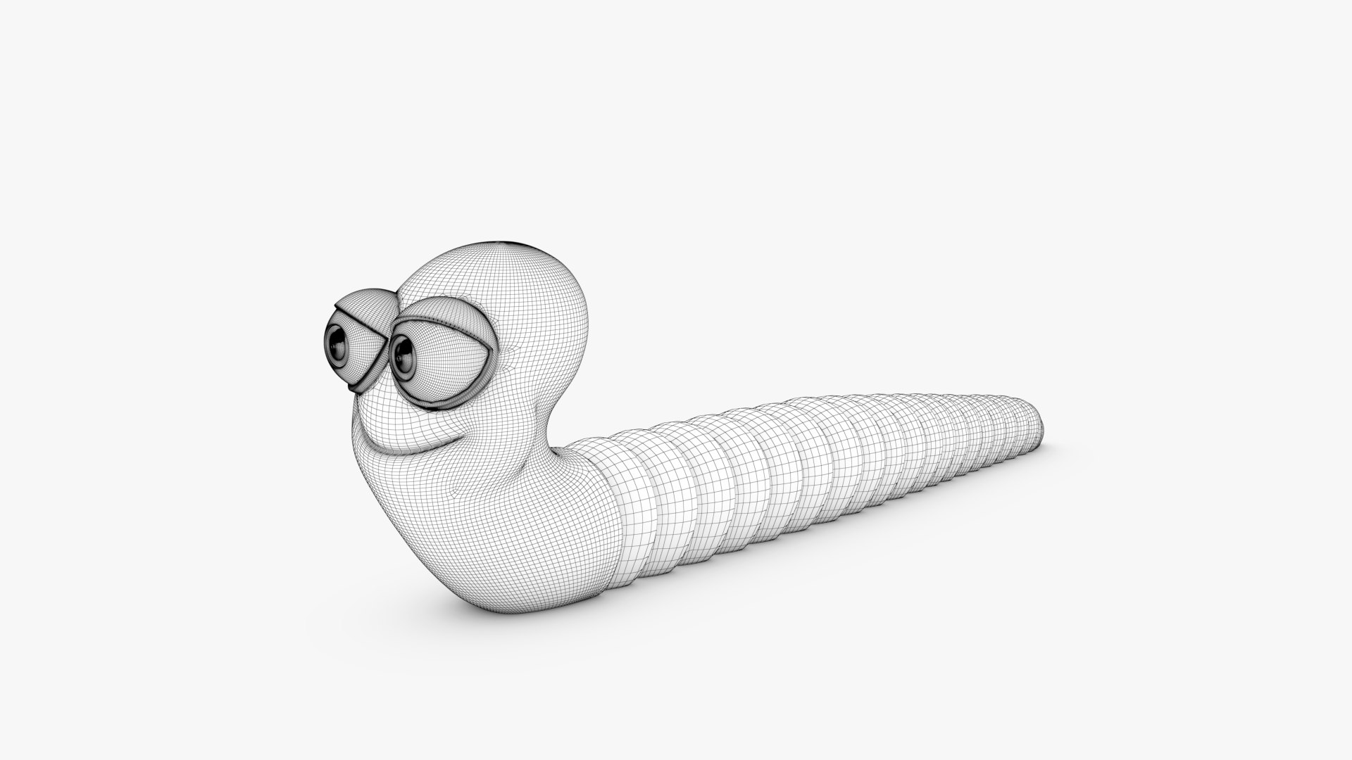 Articulated Worm 3D Model - TurboSquid 2061757